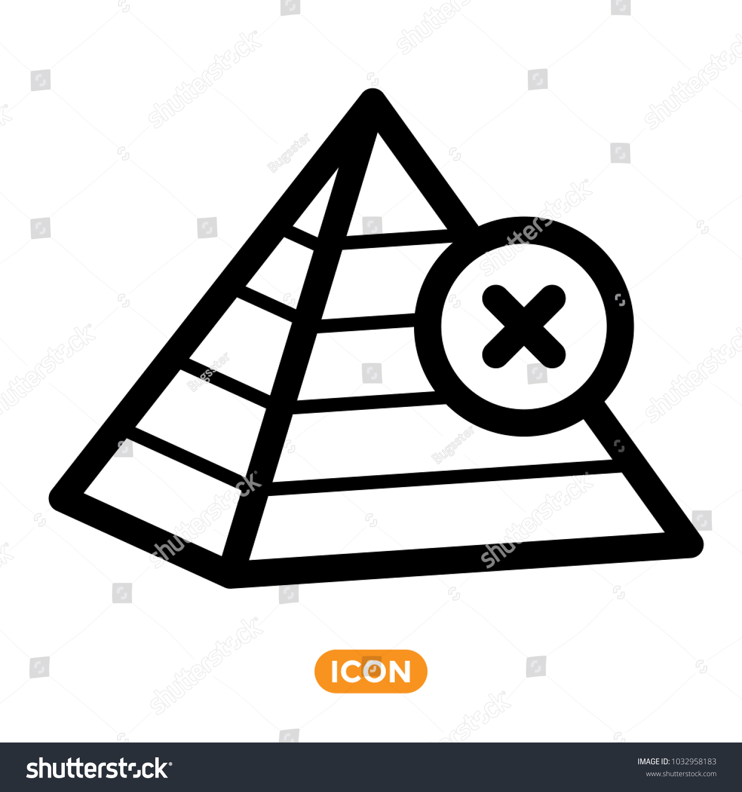 Maslow Pyramid Vector Symbol Stock Vector (Royalty Free) 1032958183