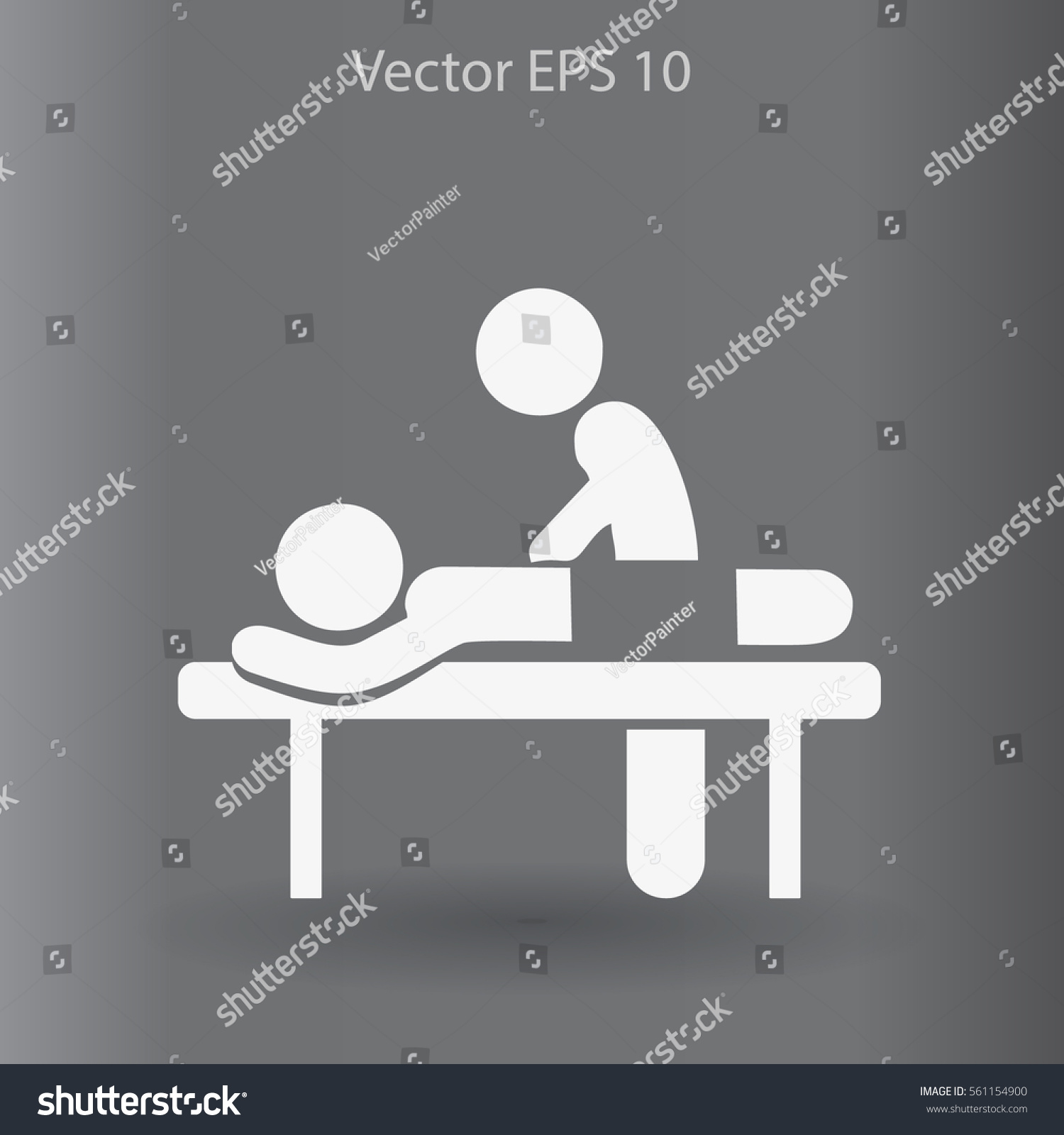 Massage Vector Illustration Stock Vector (Royalty Free) 561154900