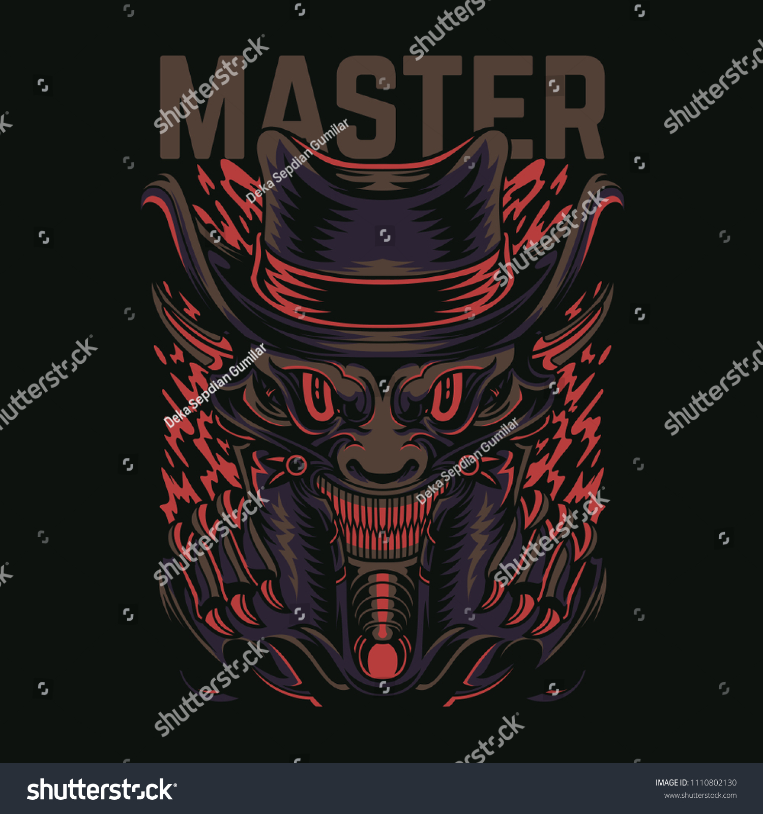 Master Trick Illustration Stock Vector (Royalty Free) 1110802130