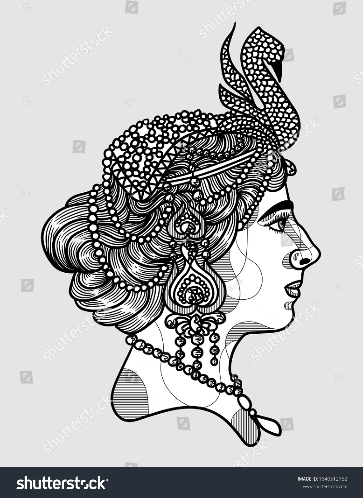 Mata Hari Vector Illustration Hand Drawn: เวกเตอร์สต็อก (ปลอดค่า ...