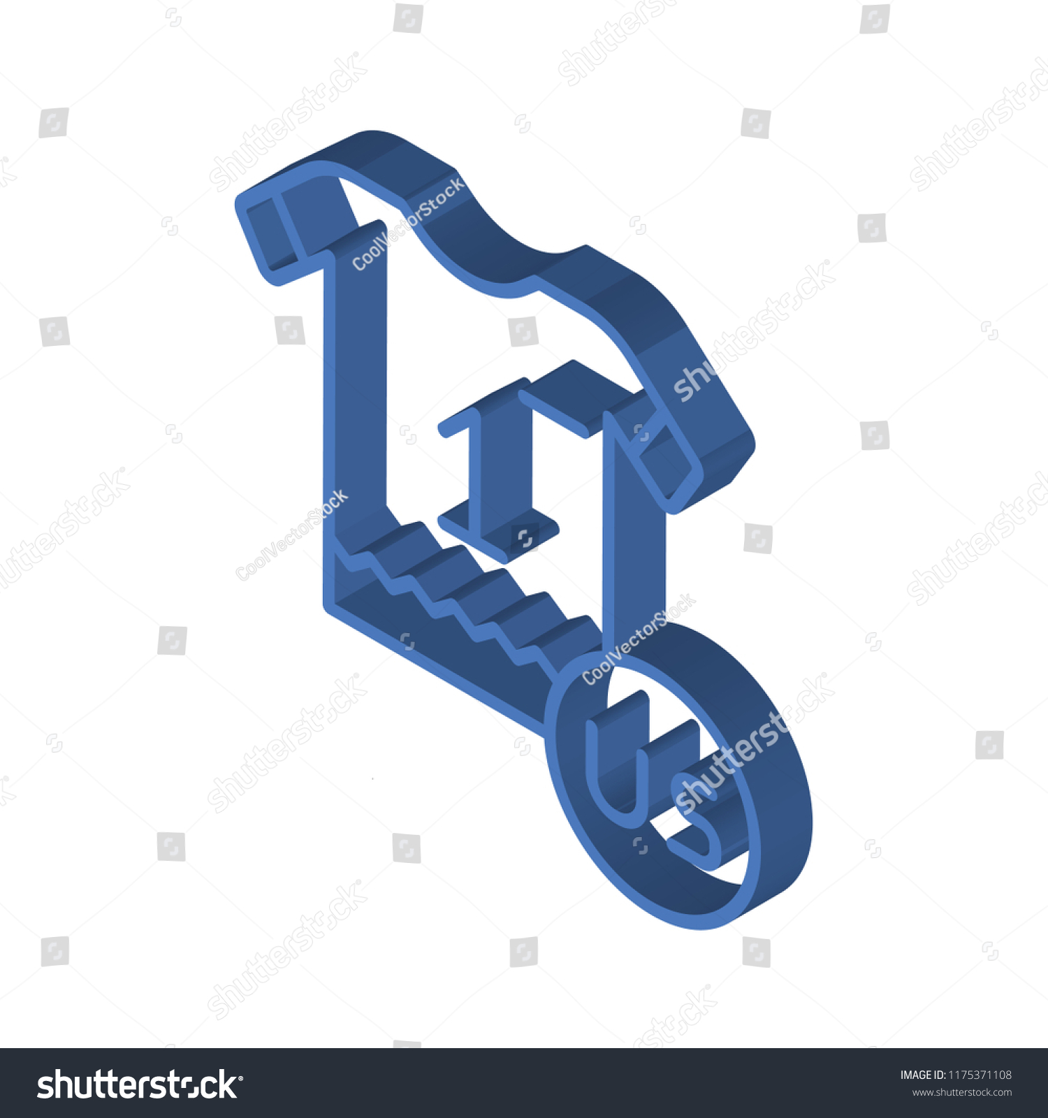 Match Isometric Left Top View 3d Stock Vector (Royalty Free) 1175371108 ...