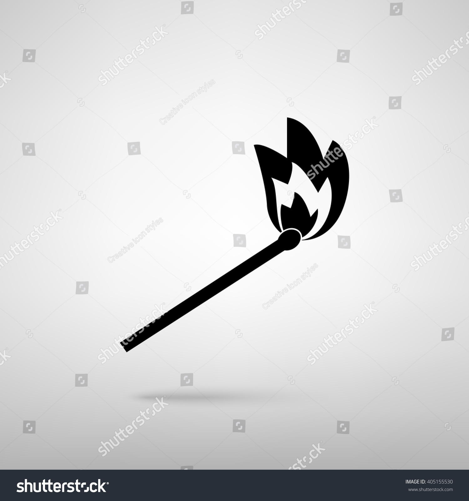 Match Sign Vector Illustration Stock Vector (Royalty Free) 405155530 ...