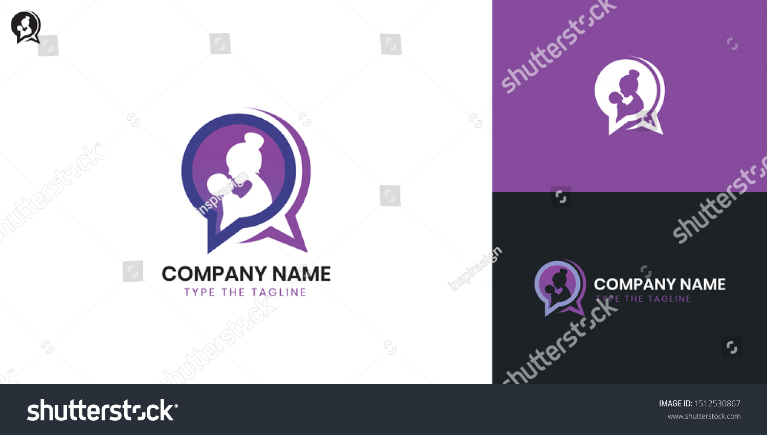 Maternity Logo All Elements On This Stock Vector (Royalty Free ...