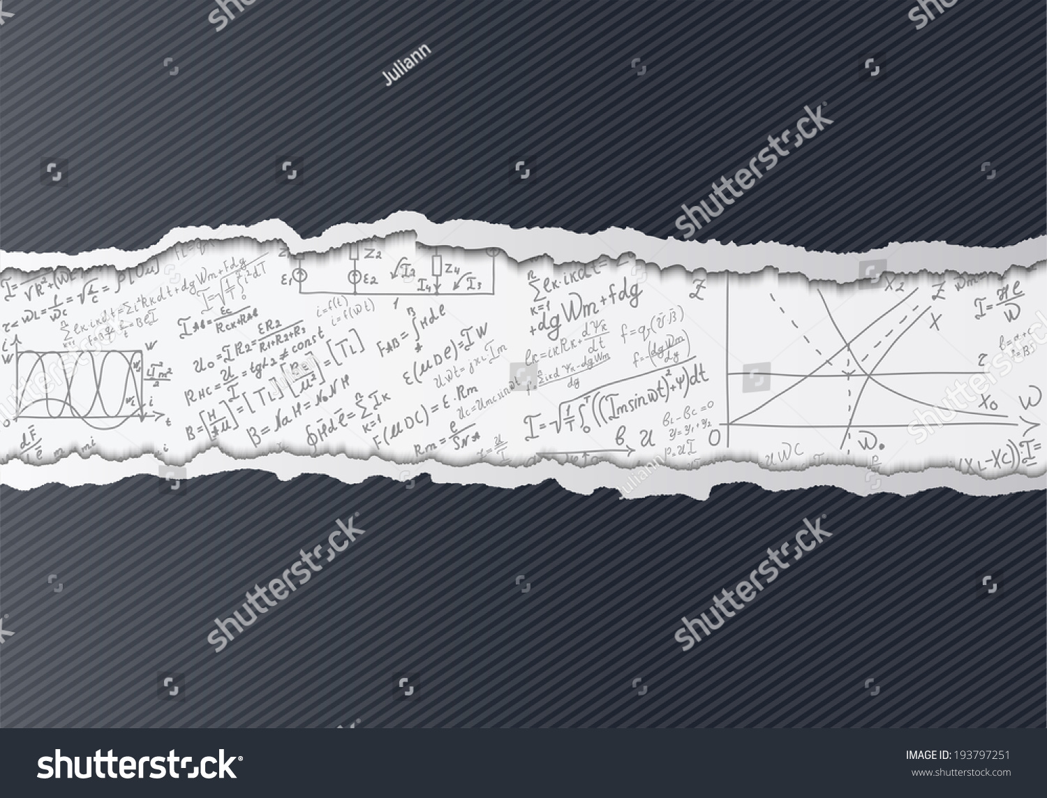 Mathematical Equations And Formulas - Illustration - 193797251 ...
