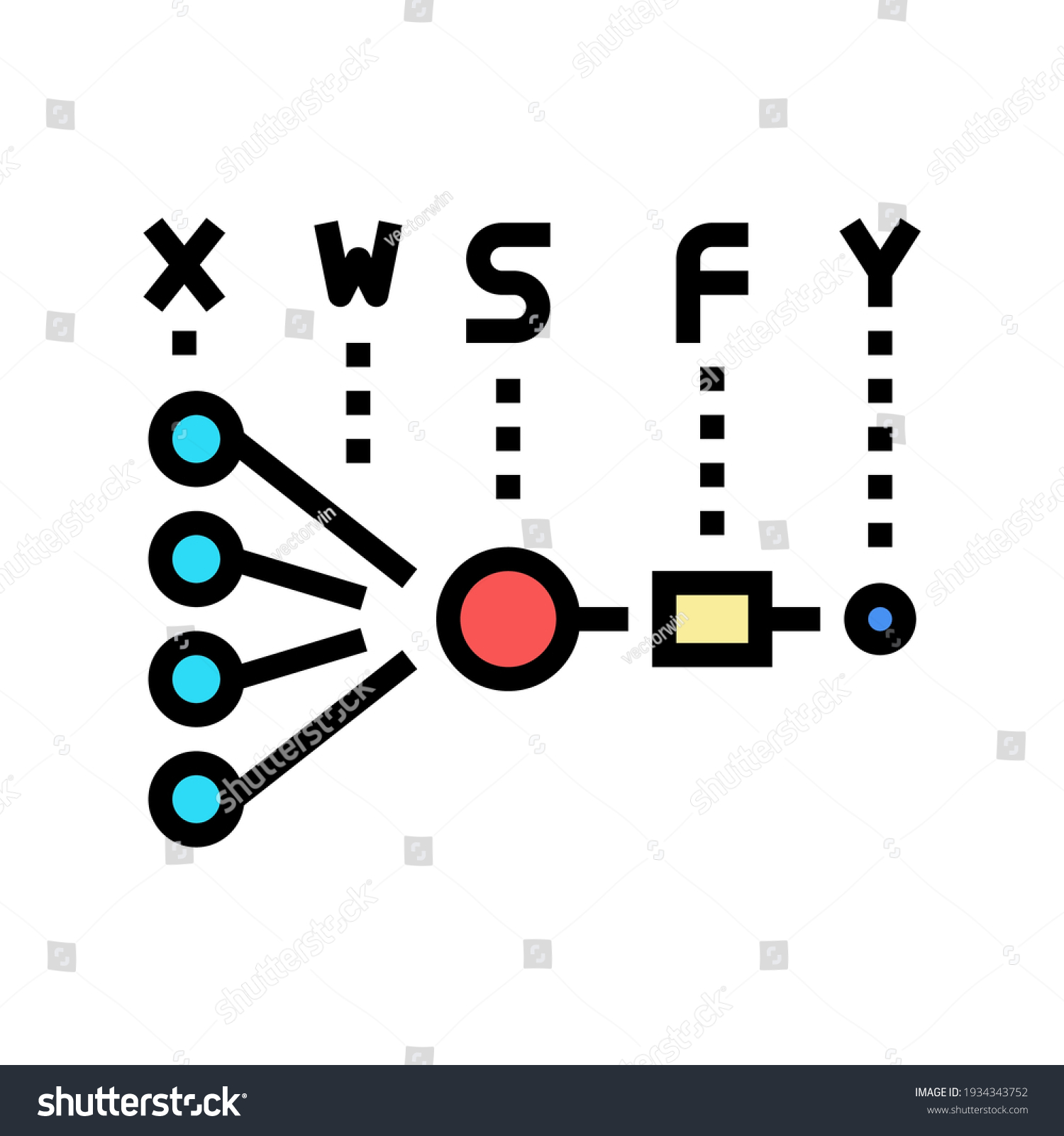 Mathematical Model Neural Network Color Icon Stock Vector (Royalty Free ... Mathematical Model Neural Network Color Icon Stock Vector (Royalty Free ...