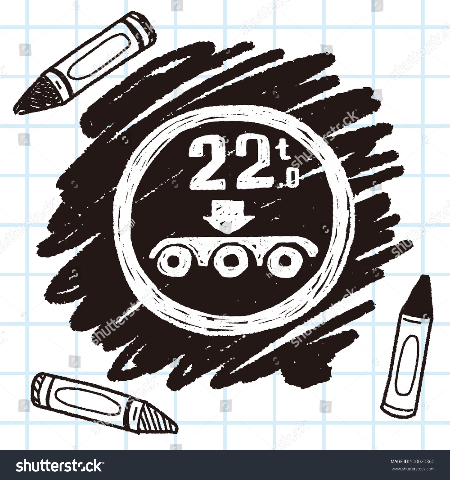 Maximum Weight Per Axle Doodle Stock Vector (Royalty Free) 500020360 ...