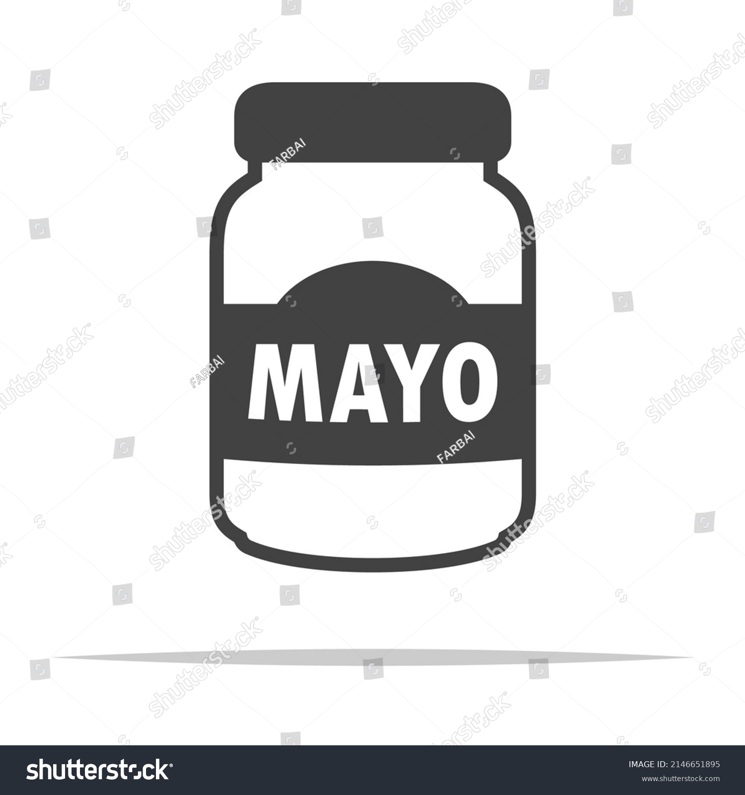 Mayonnaise Icon Transparent Vector Isolated Stock Vector (Royalty Free ...