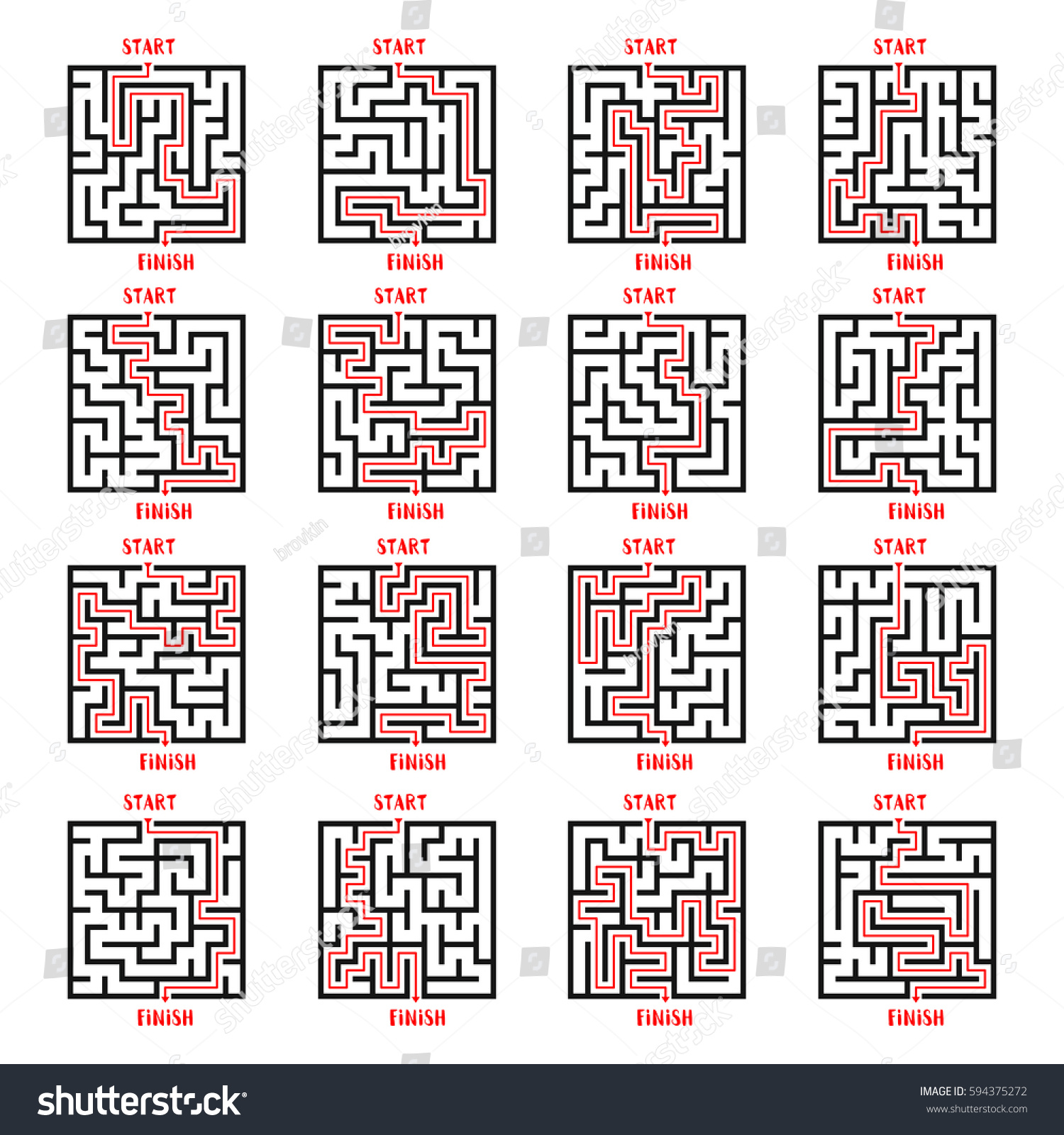 19,259 Set maze Images, Stock Photos & Vectors | Shutterstock