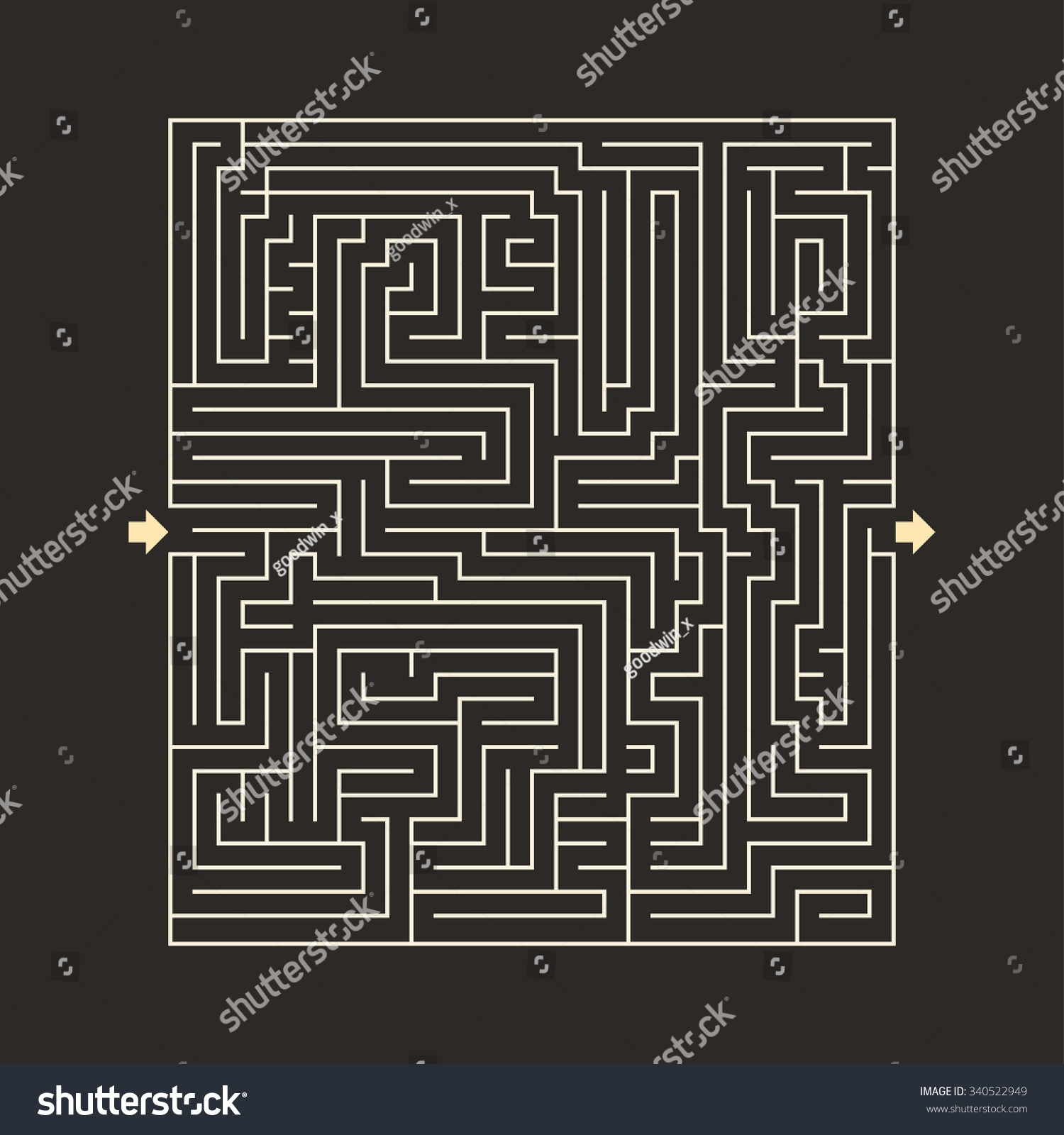 Maze Hard Design Puzzle Specify Input Stock Vector (Royalty Free) 340522949 Maze Hard Design Puzzle Specify Input Stock Vector (Royalty Free) 340522949