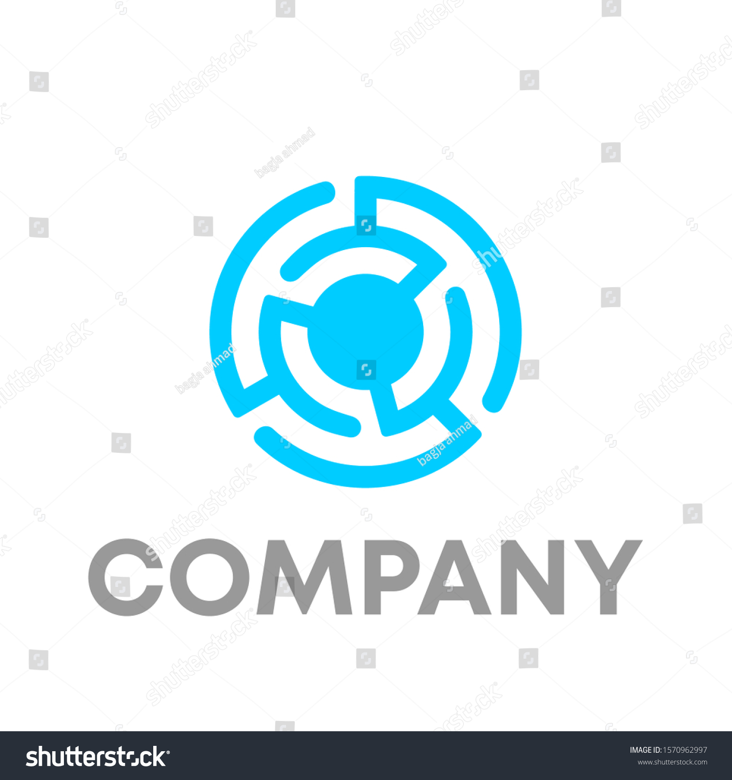 Maze Logo Vector Design Template Sign Stock Vector (Royalty Free ...
