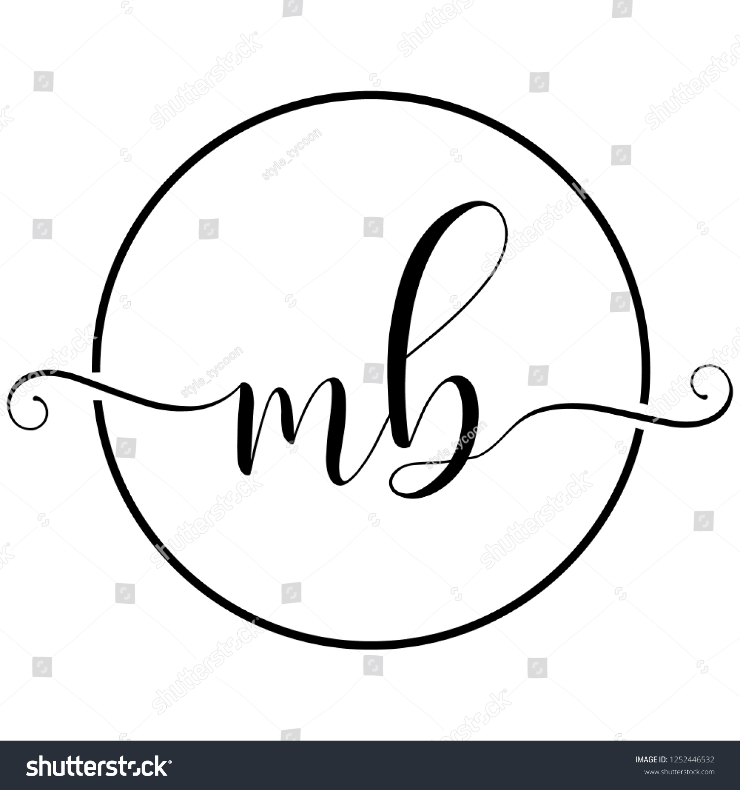 Mb Icon Logo Stock Vector (Royalty Free) 1252446532