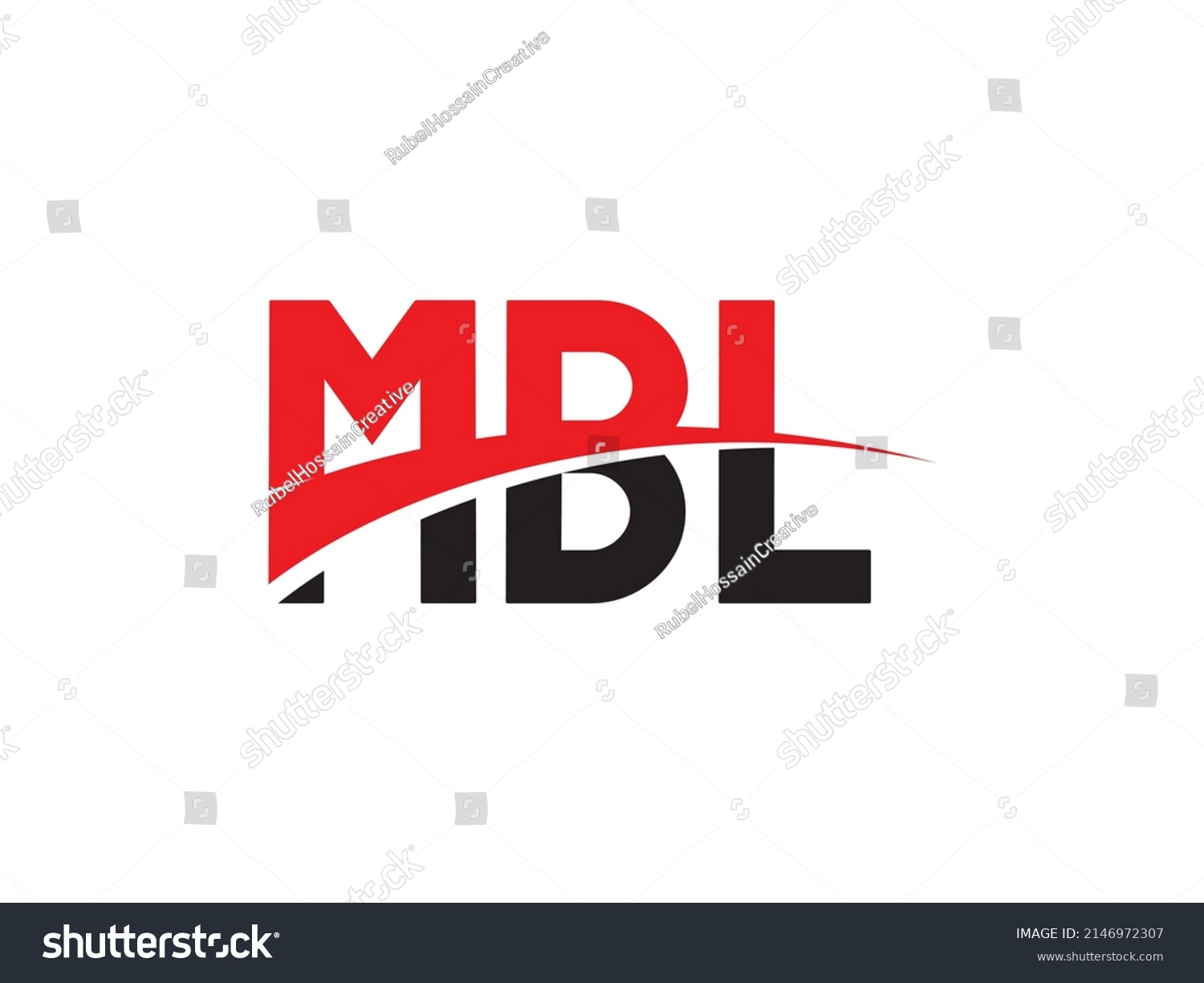 Mbl Letter Initial Logo Design Vector Stock Vector (Royalty Free ...