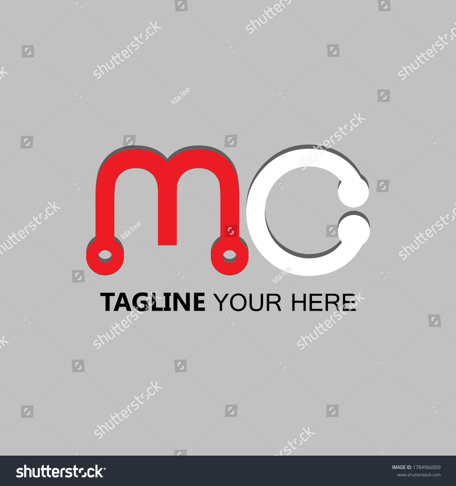 Mc M C Logo Design Stock Vector (Royalty Free) 1784966009 | Shutterstock