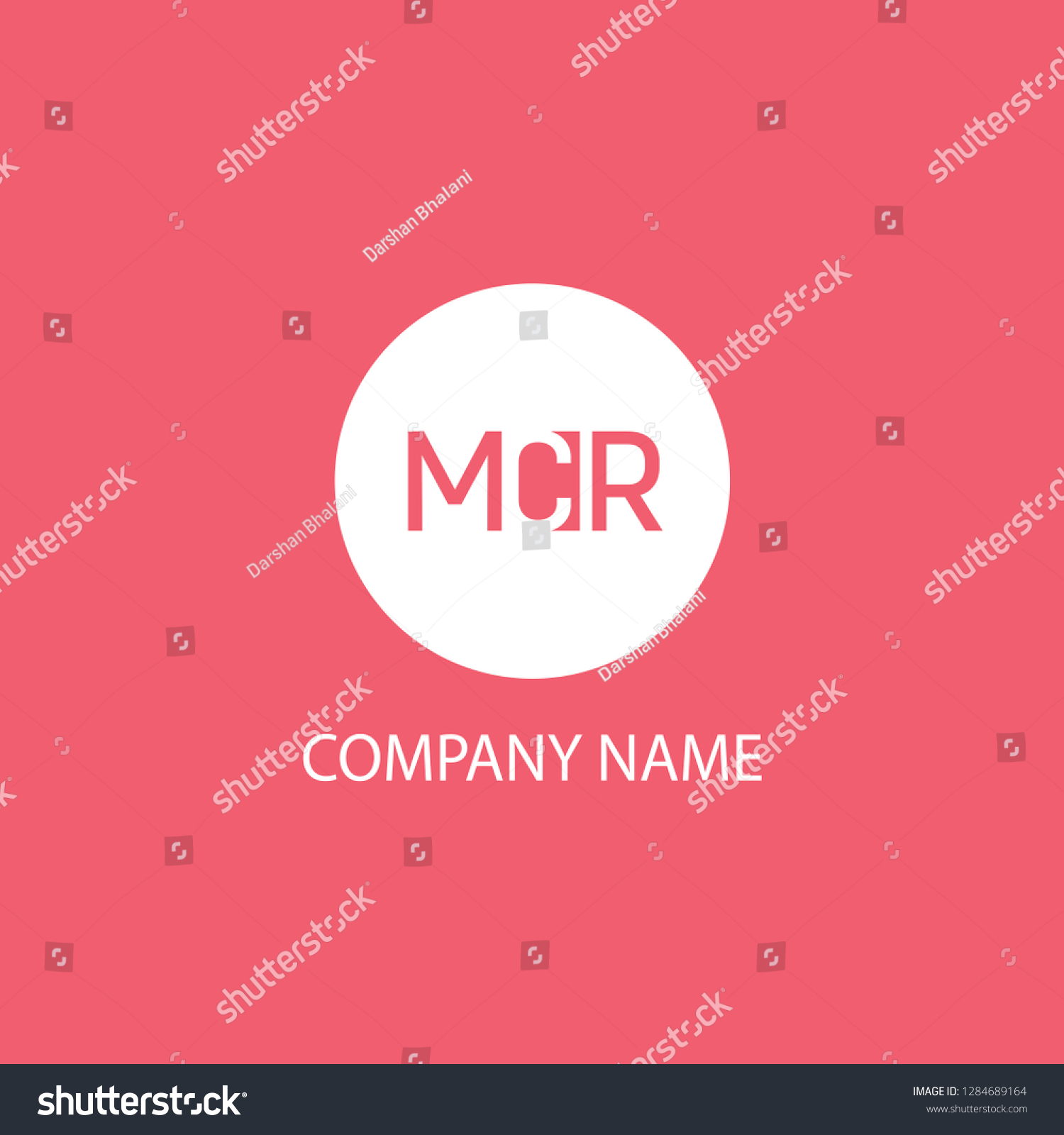 Mcr Logo Text Stock Vector (Royalty Free) 1284689164
