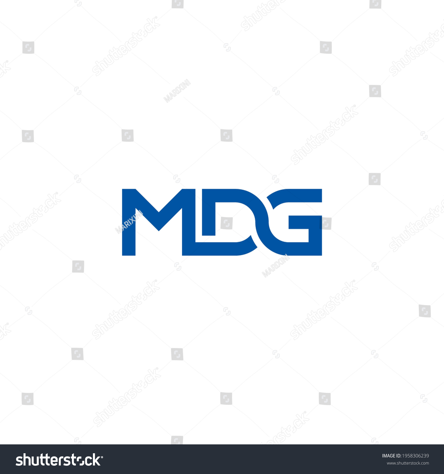 Mdg Monogram Logo Interlocked Letters: เวกเตอร์สต็อก (ปลอดค่าลิขสิทธิ์ ...
