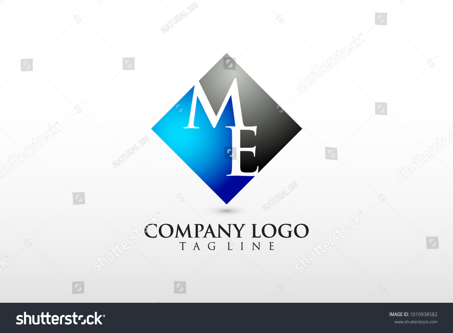 Meem Company Logo Vector: vector de stock (libre de regalías) 1010938582