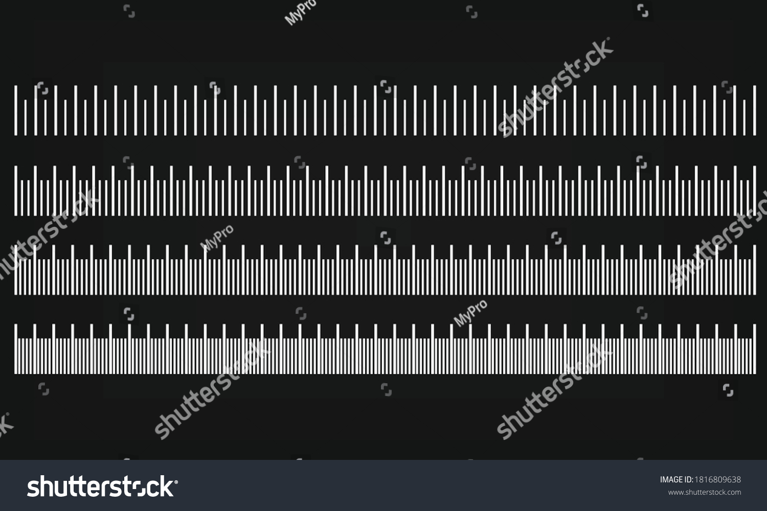 Measure Scale Set Vector Illustration Stock Vector (Royalty Free ...
