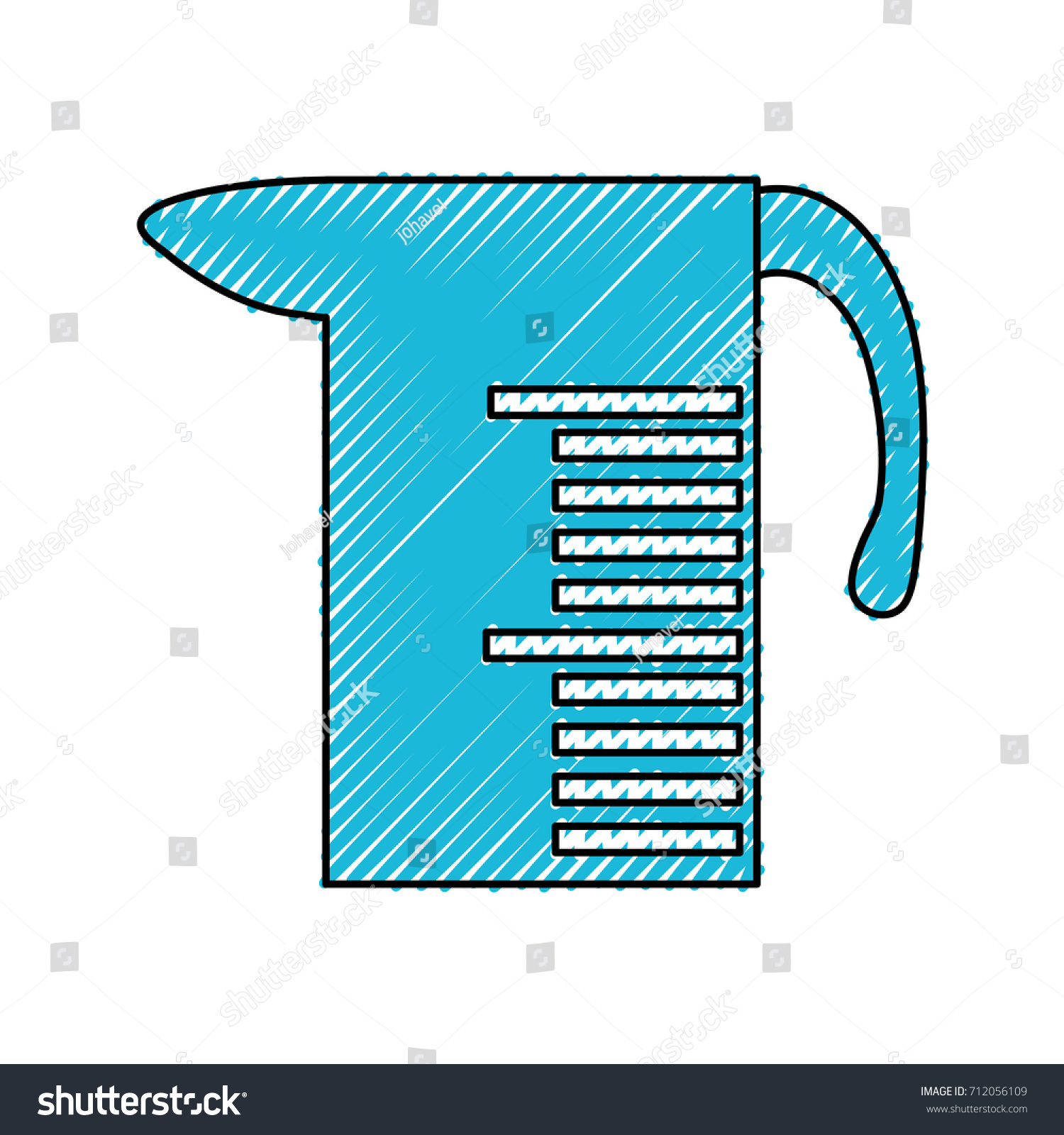 Measuring Jug Vector Illustration Stock Vector (Royalty Free) 712056109 ...