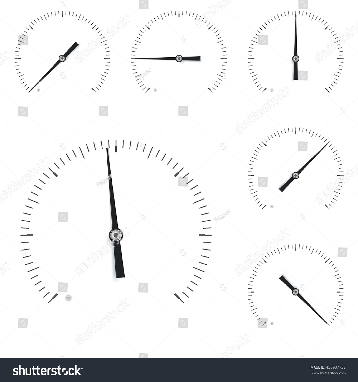 Measuring Scale Universal Circle Vector Illustration Stock Vector ...