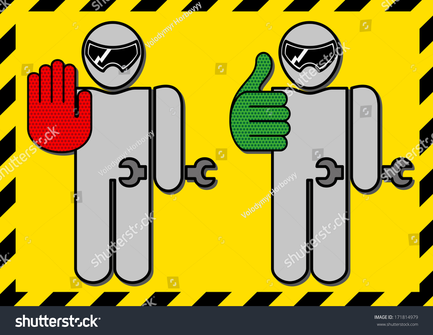 Mechanic Pit Stop Icons Vector Stock Vector (Royalty Free) 171814979