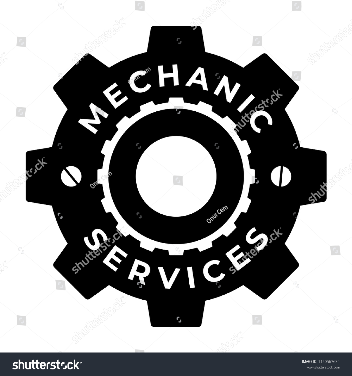 Mechanic Services Badge Stock Vector (Royalty Free) 1150567634 ...