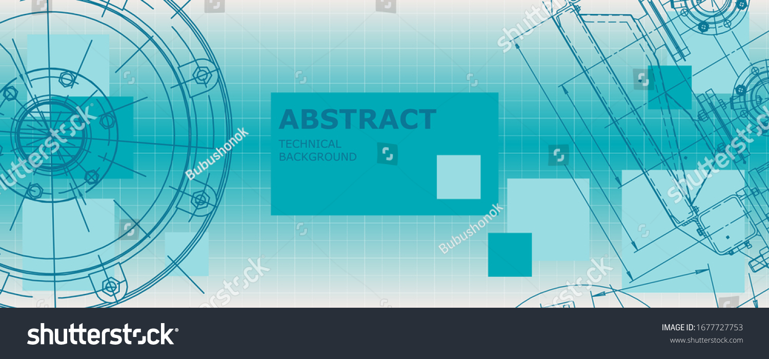 Mechanical Engineering Drawing Abstract Drawing Engineering Stock ...