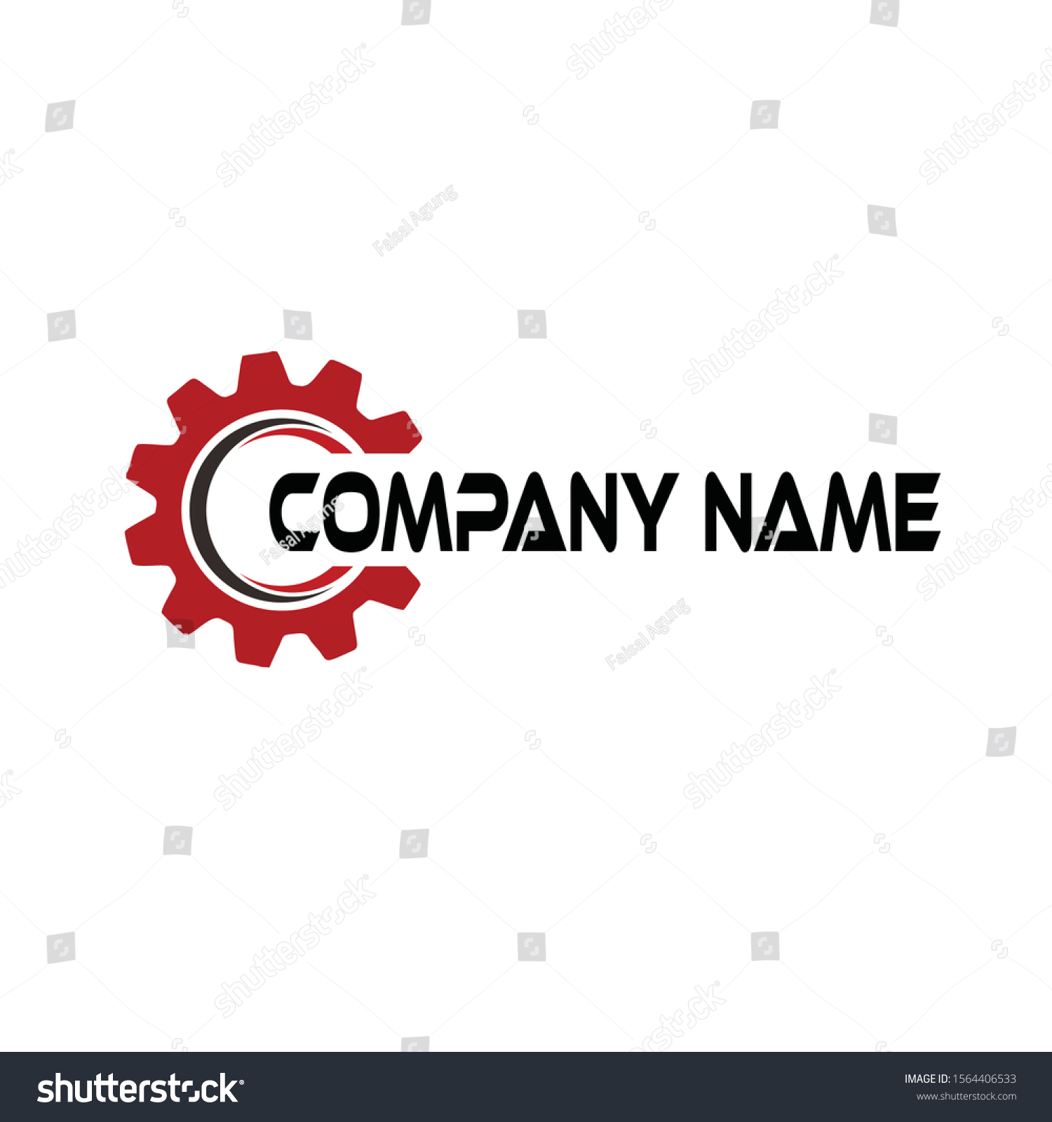 Mechanical Logo Concept Mechanical Design Logo Stock Vector (Royalty ...