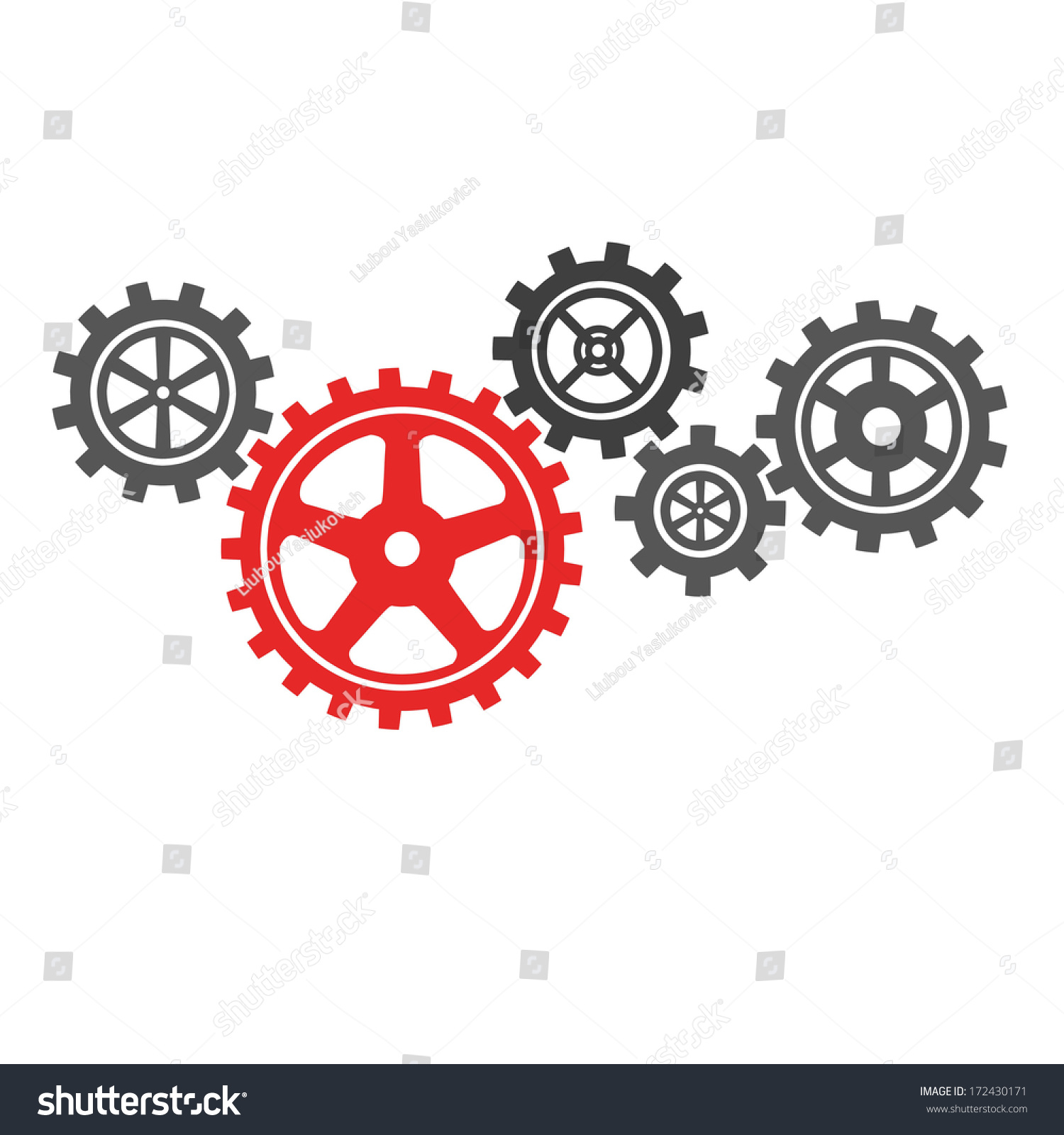 Mechanism Stock Vector (Royalty Free) 172430171 | Shutterstock