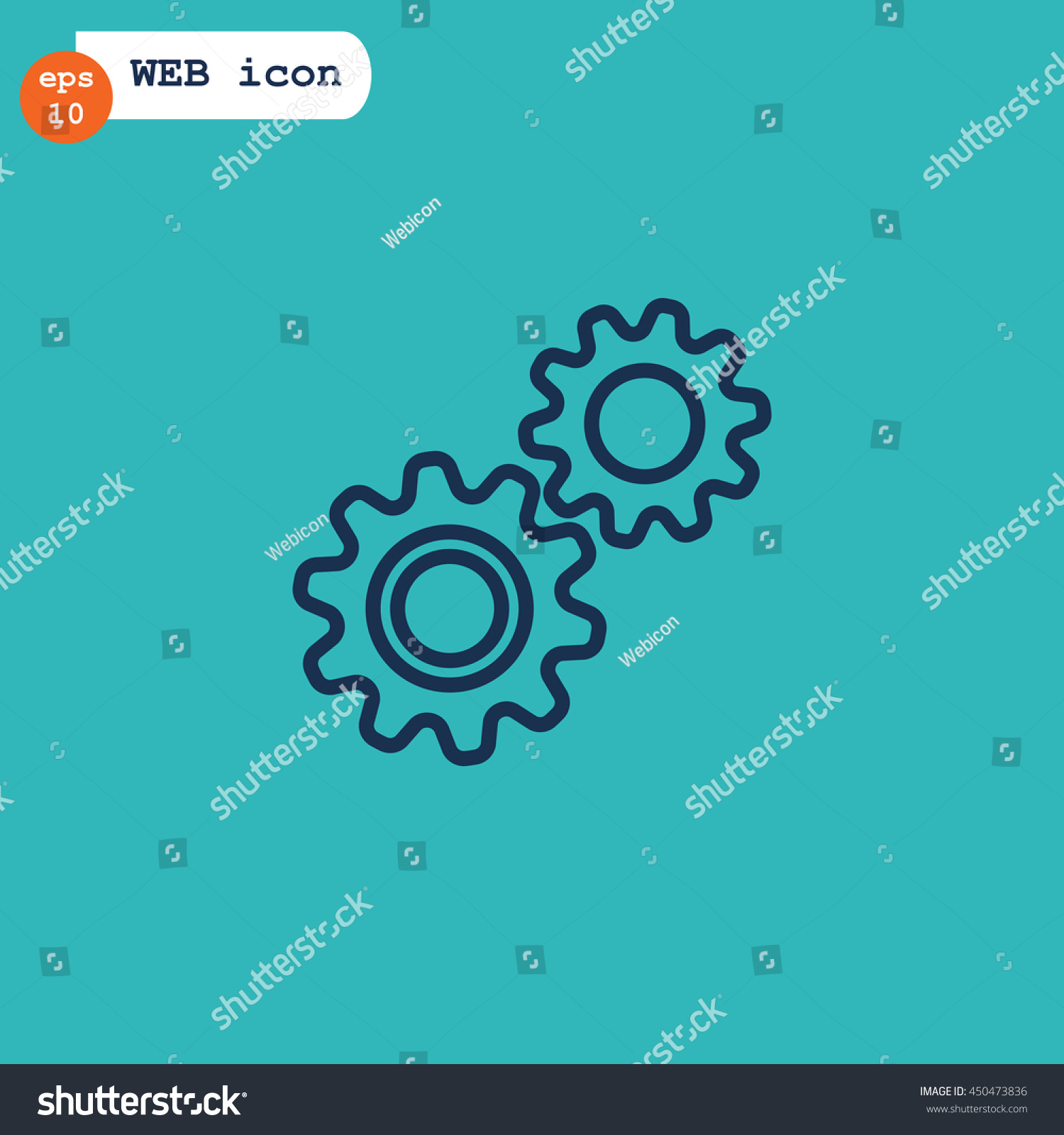 Mechanism Icon Vector Stock Vector (Royalty Free) 450473836 | Shutterstock