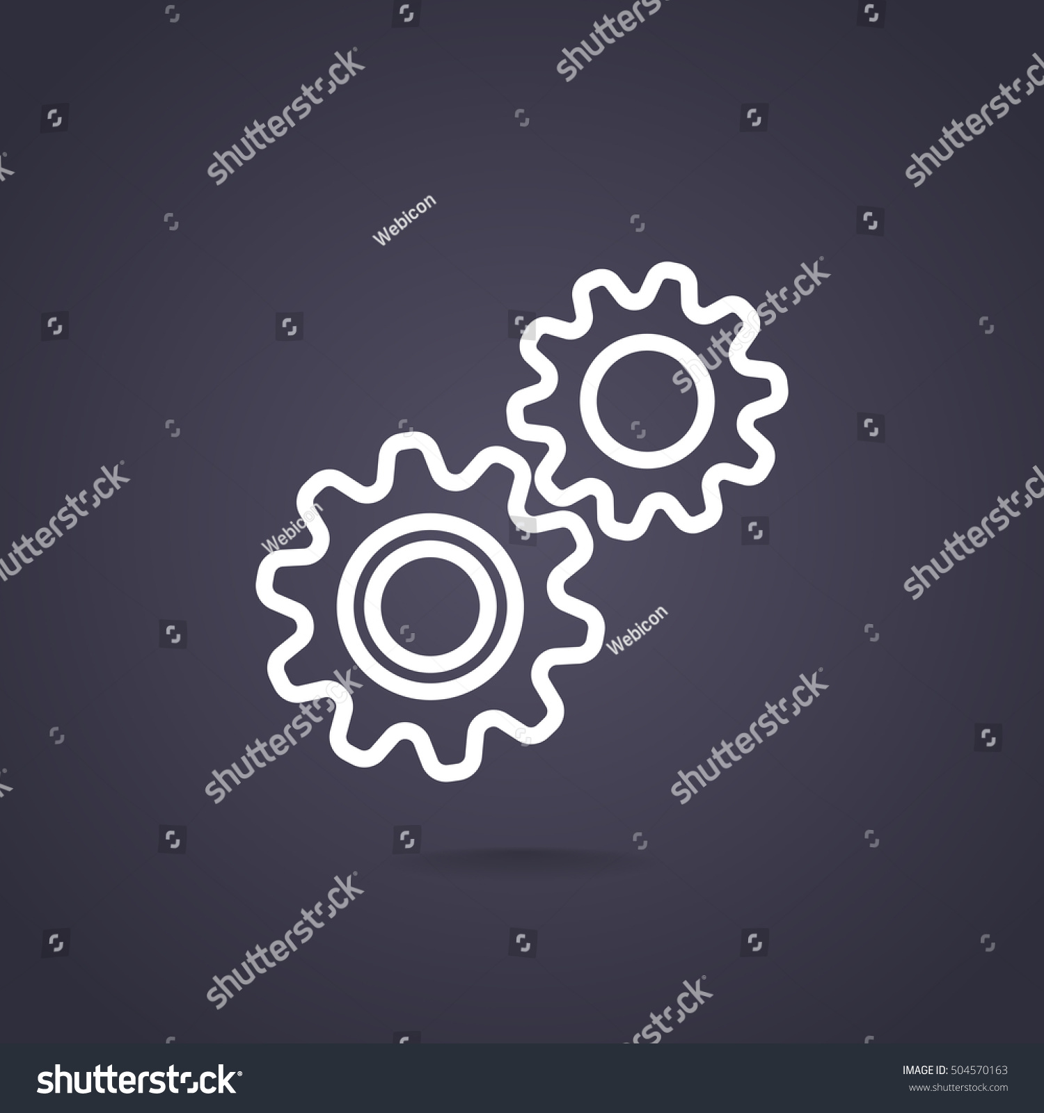 Mechanism Icon Vector Stock Vector (Royalty Free) 504570163 | Shutterstock