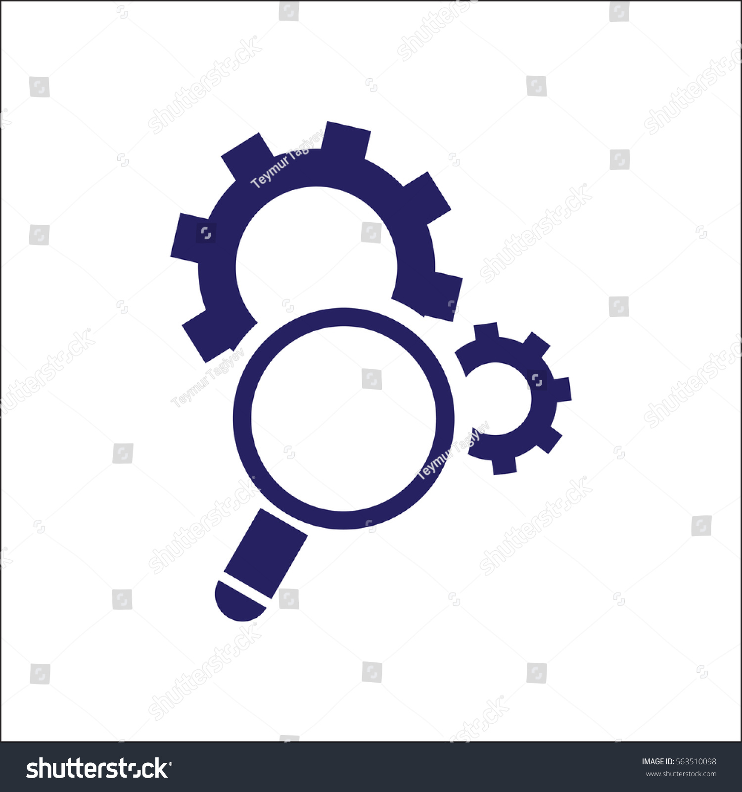 Mechanism On White Background Stock Vector (Royalty Free) 563510098 ...