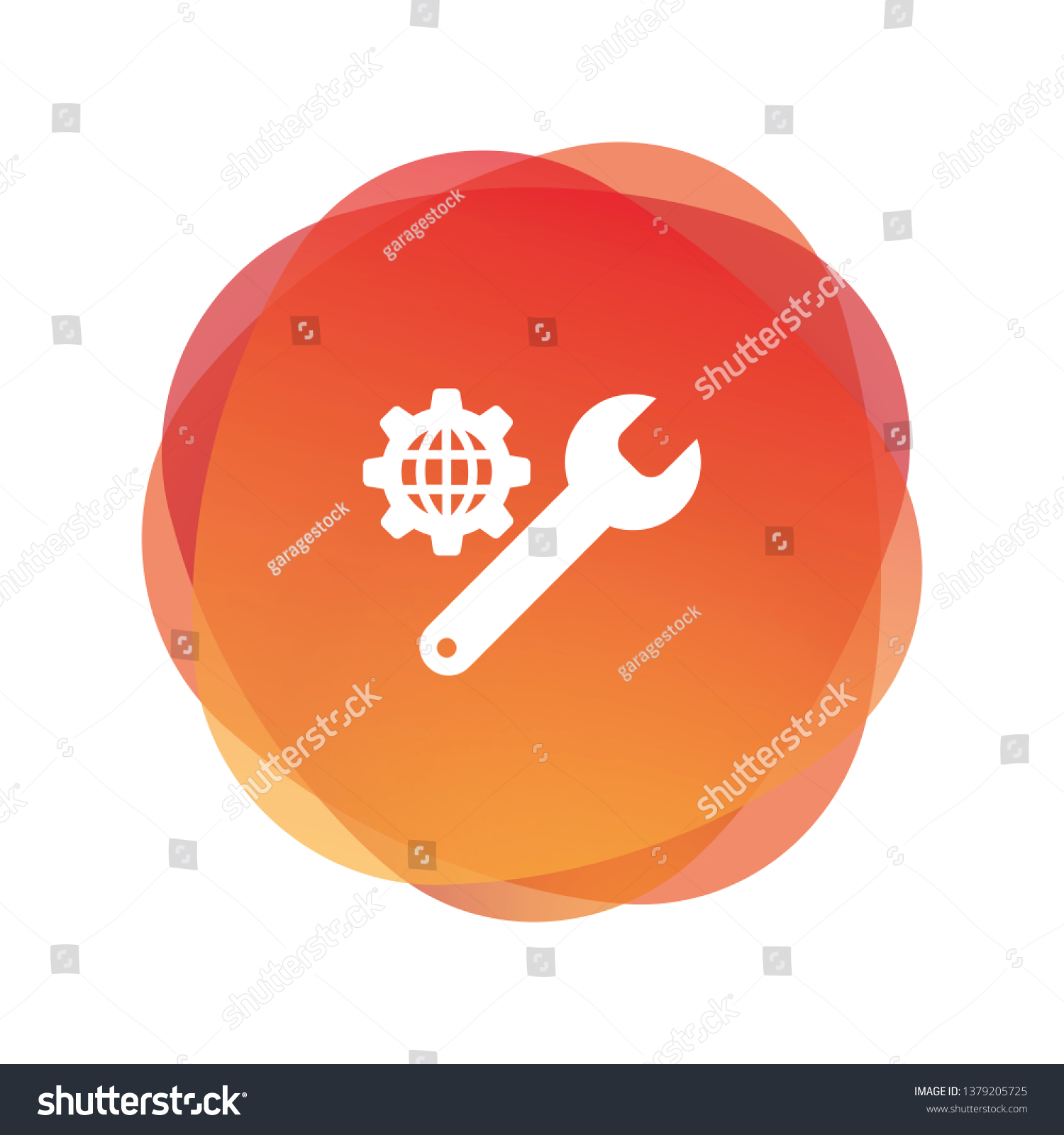 Mechatronics Icon Concept Stock Vector (Royalty Free) 1379205725