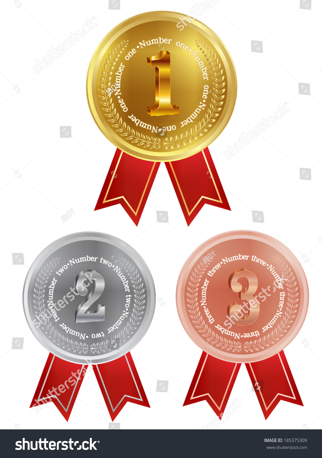 Medal Ribbon Frame Stock Vector (Royalty Free) 185375309 | Shutterstock
