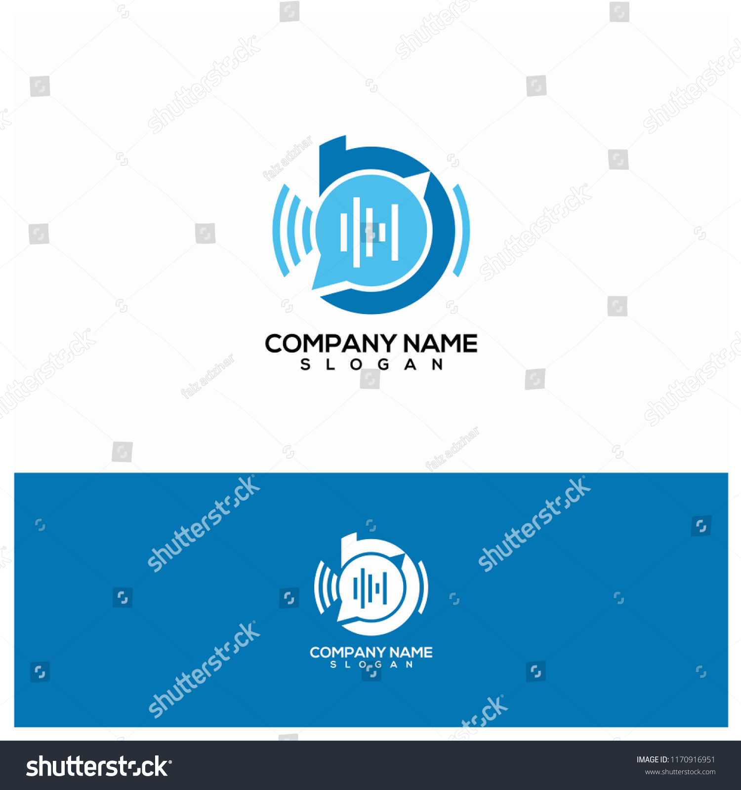 Media Logo Designs Vector Template Stock Vector (Royalty Free ...