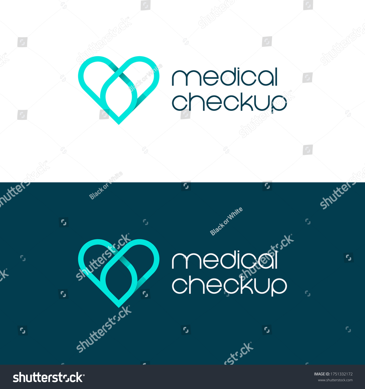 Medical Checkup Logo Template Vector Stock Vector (Royalty Free ...