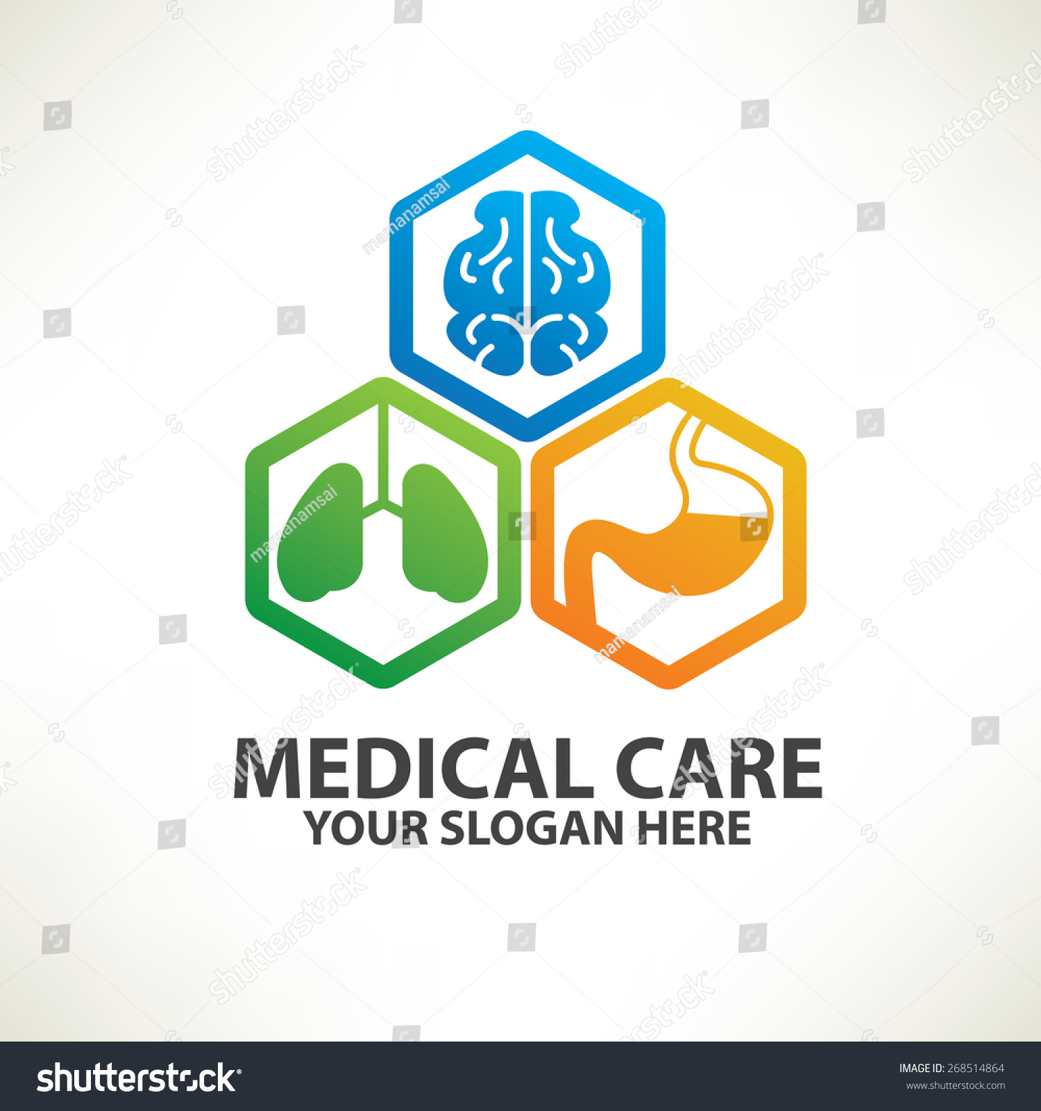 Medical Design,Logo Template,Clean Vector - 268514864 : Shutterstock