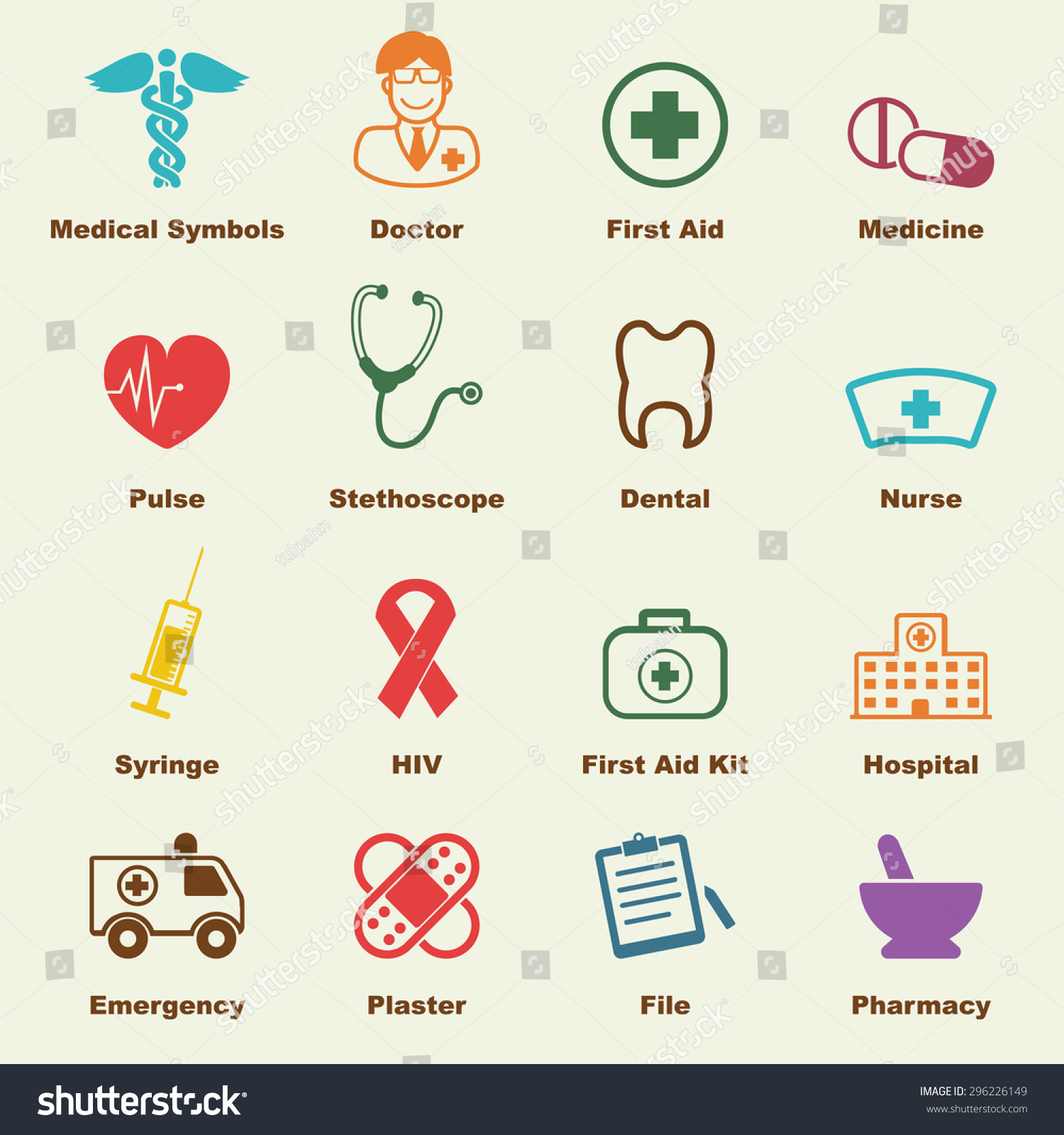 Medical Elements Vector Infographic Icons: เวกเตอร์สต็อก (ปลอดค่า ...