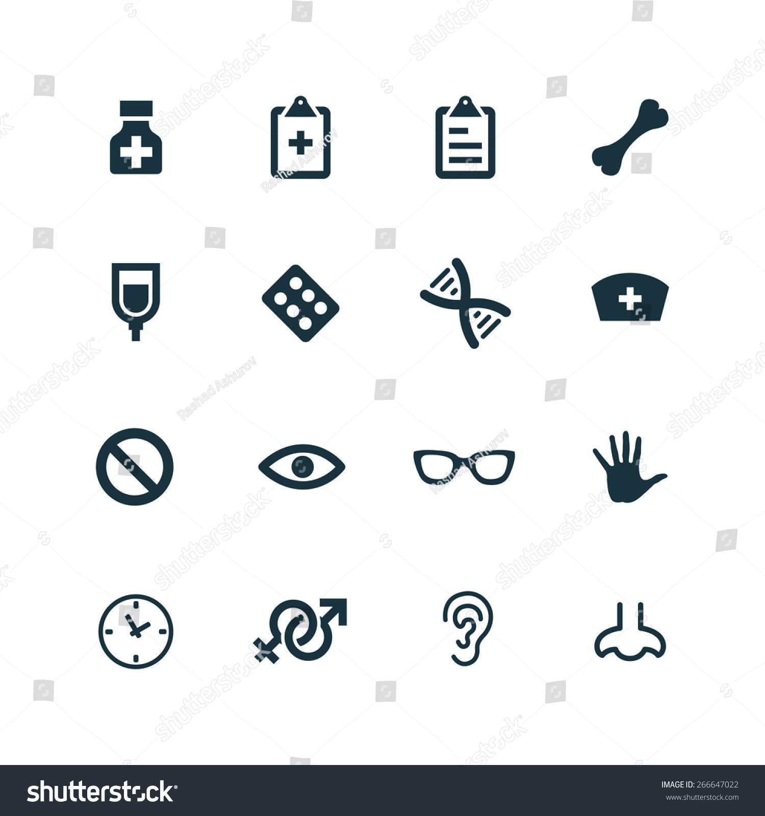 Medical Icons Vector Set Stock Vector (Royalty Free) 266647022 ... Medical Icons Vector Set Stock Vector (Royalty Free) 266647022 ...