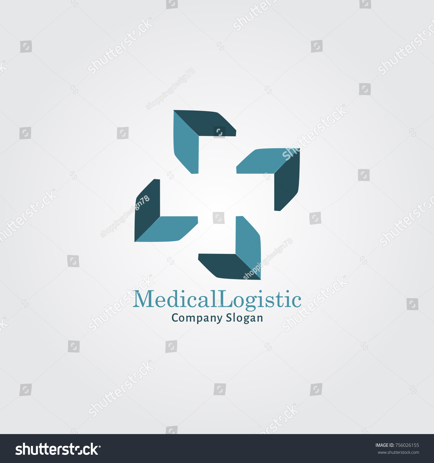 Medical Logistic Logo Stock Vector (Royalty Free) 756026155 | Shutterstock