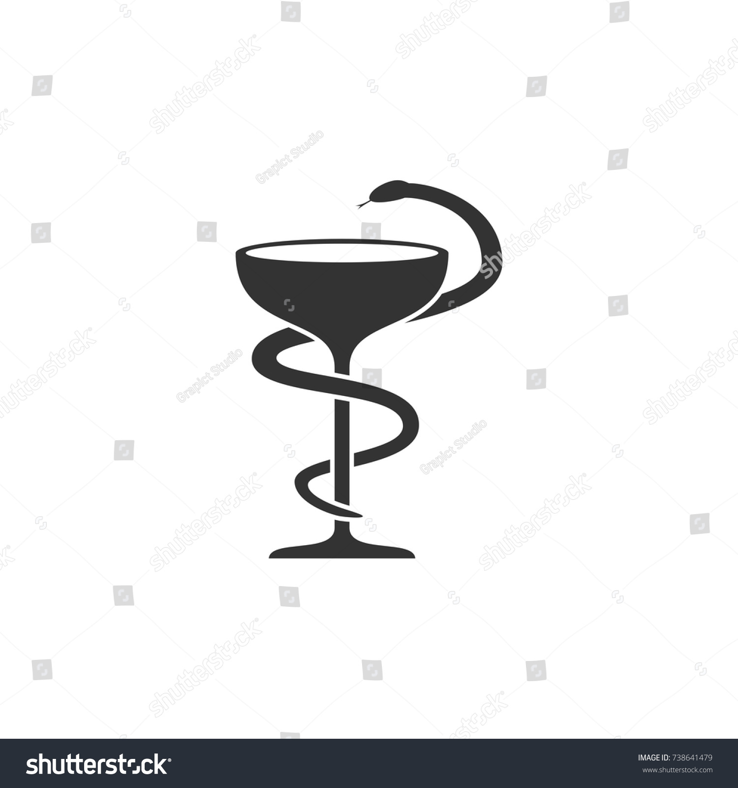 Medical Logo Element Stock Vector (Royalty Free) 738641479