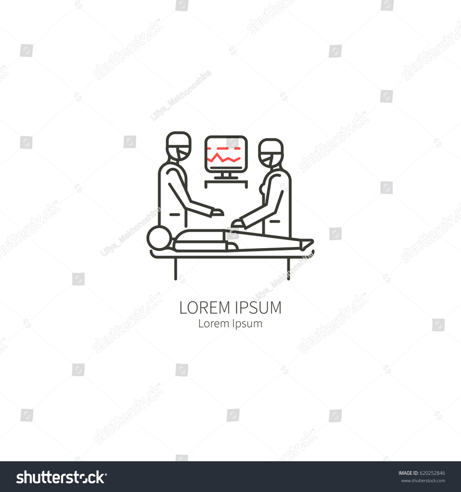 Medical Operations Vector Illustration Stock Vector (Royalty Free ...