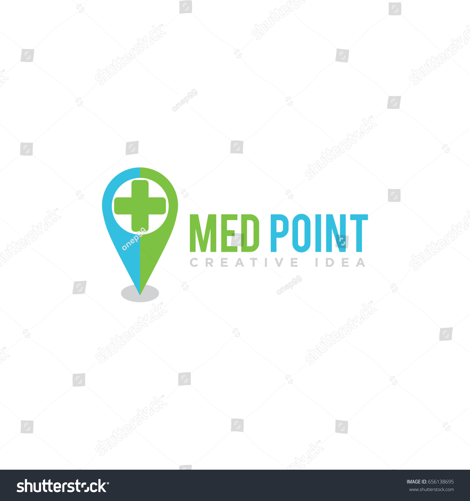 Medical Point Logo Stock Vector (Royalty Free) 656138695 | Shutterstock