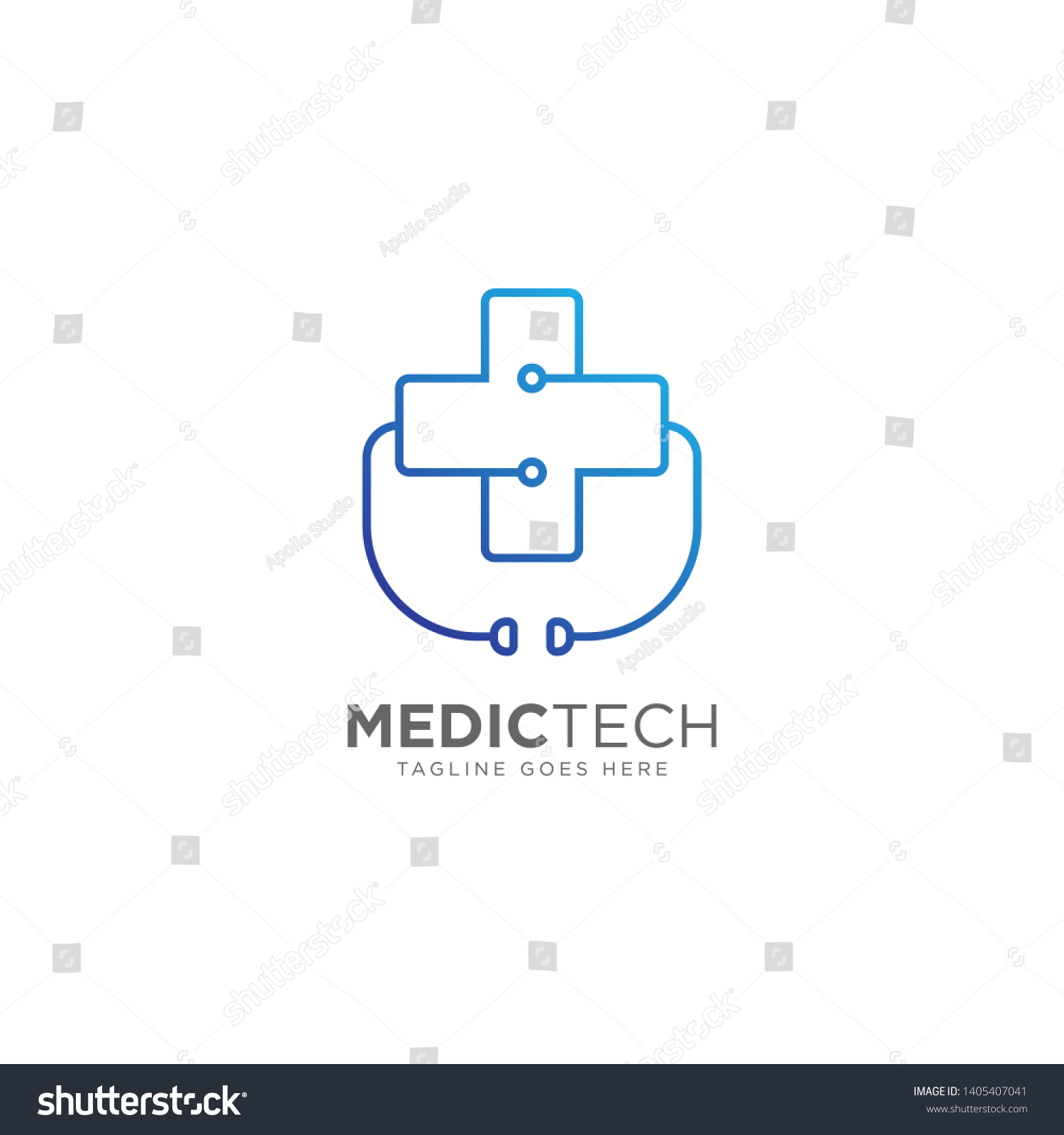 Medical Technology Logo Design Vector Stock Vector (Royalty Free ...
