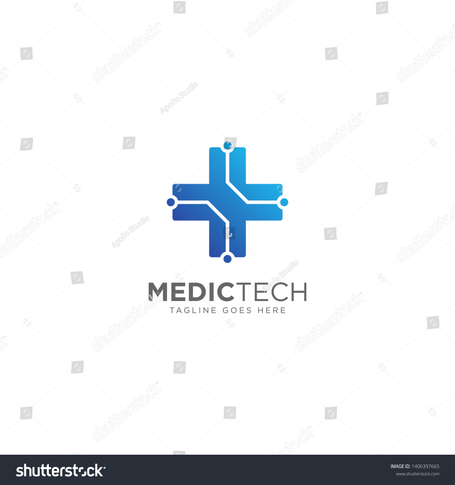Medical Technology Logo Design Vector Stock Vector (Royalty Free ...