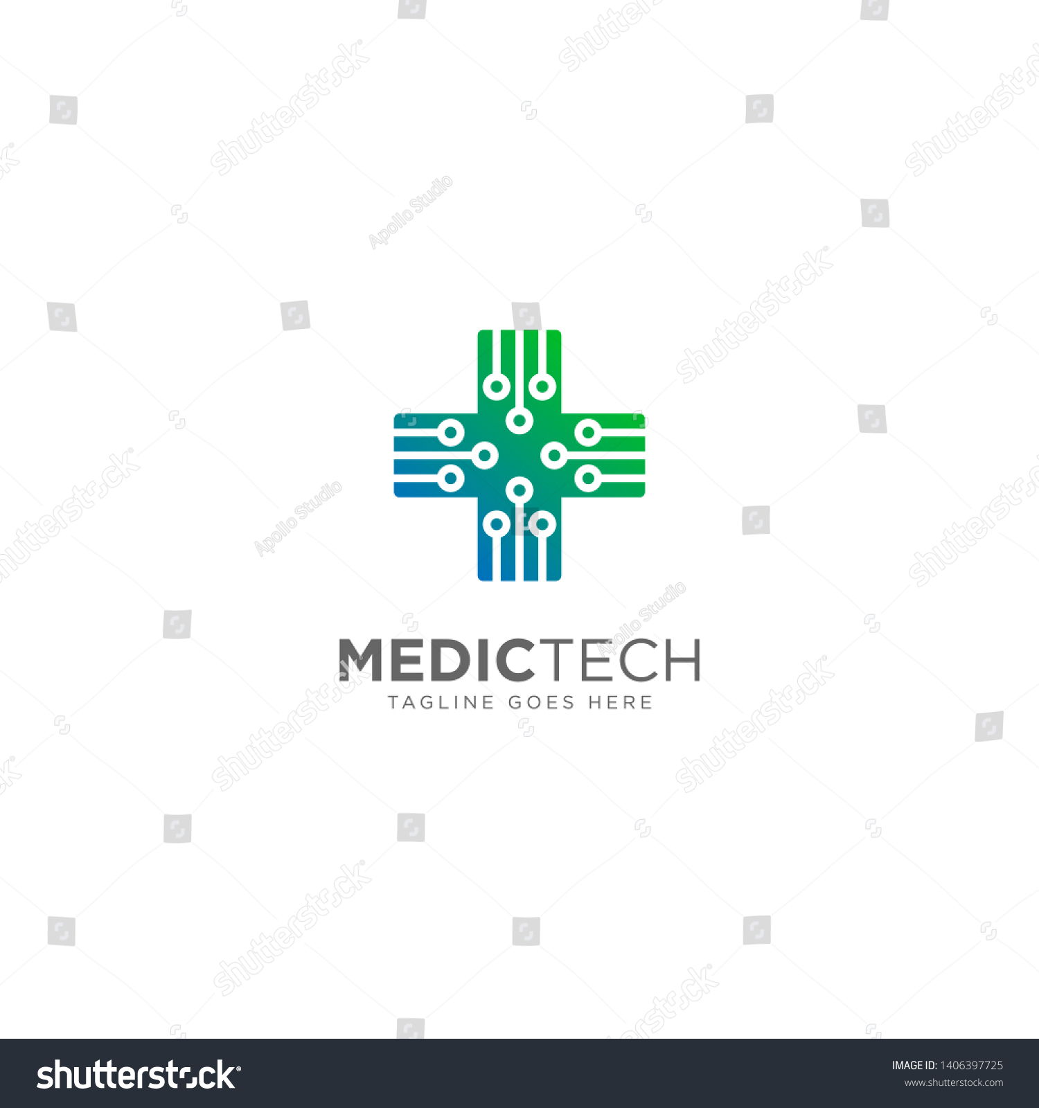Medical Technology Logo Design Vector Stock Vector (Royalty Free ...