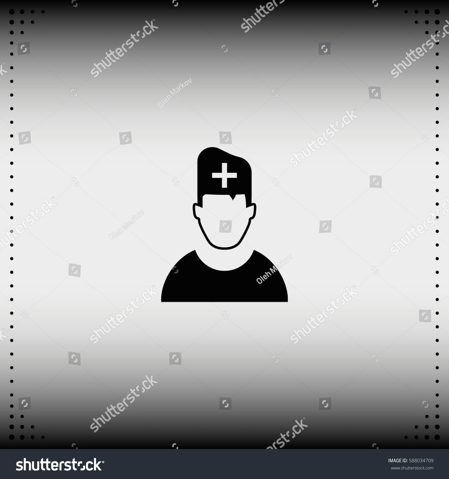 Medical User Icon Stock Vector (Royalty Free) 588034709 | Shutterstock