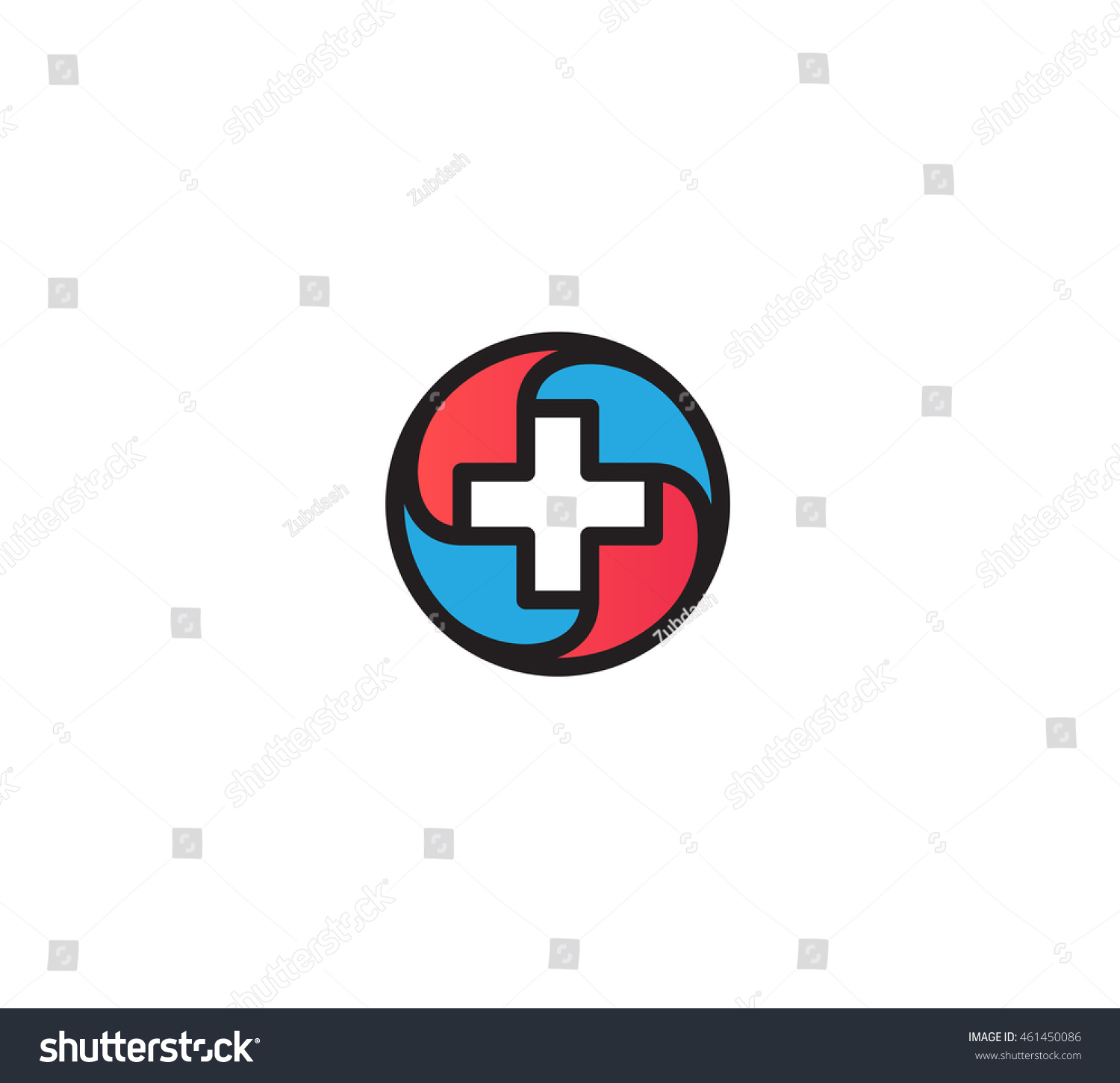 Medical Vector Logo Stock Vector (Royalty Free) 461450086 | Shutterstock