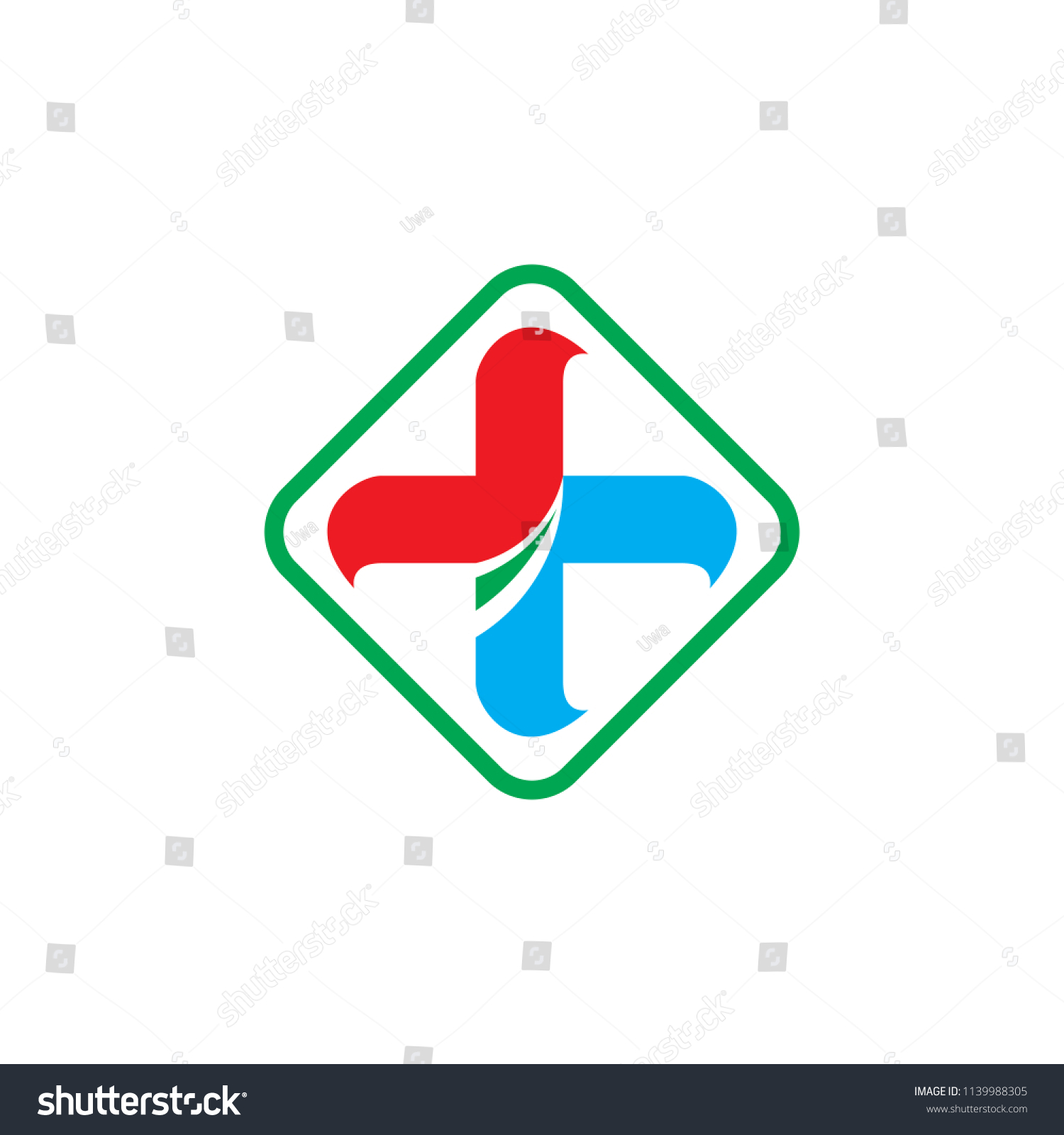 Medical Vector Logo Template Stock Vector (Royalty Free) 1139988305 ...