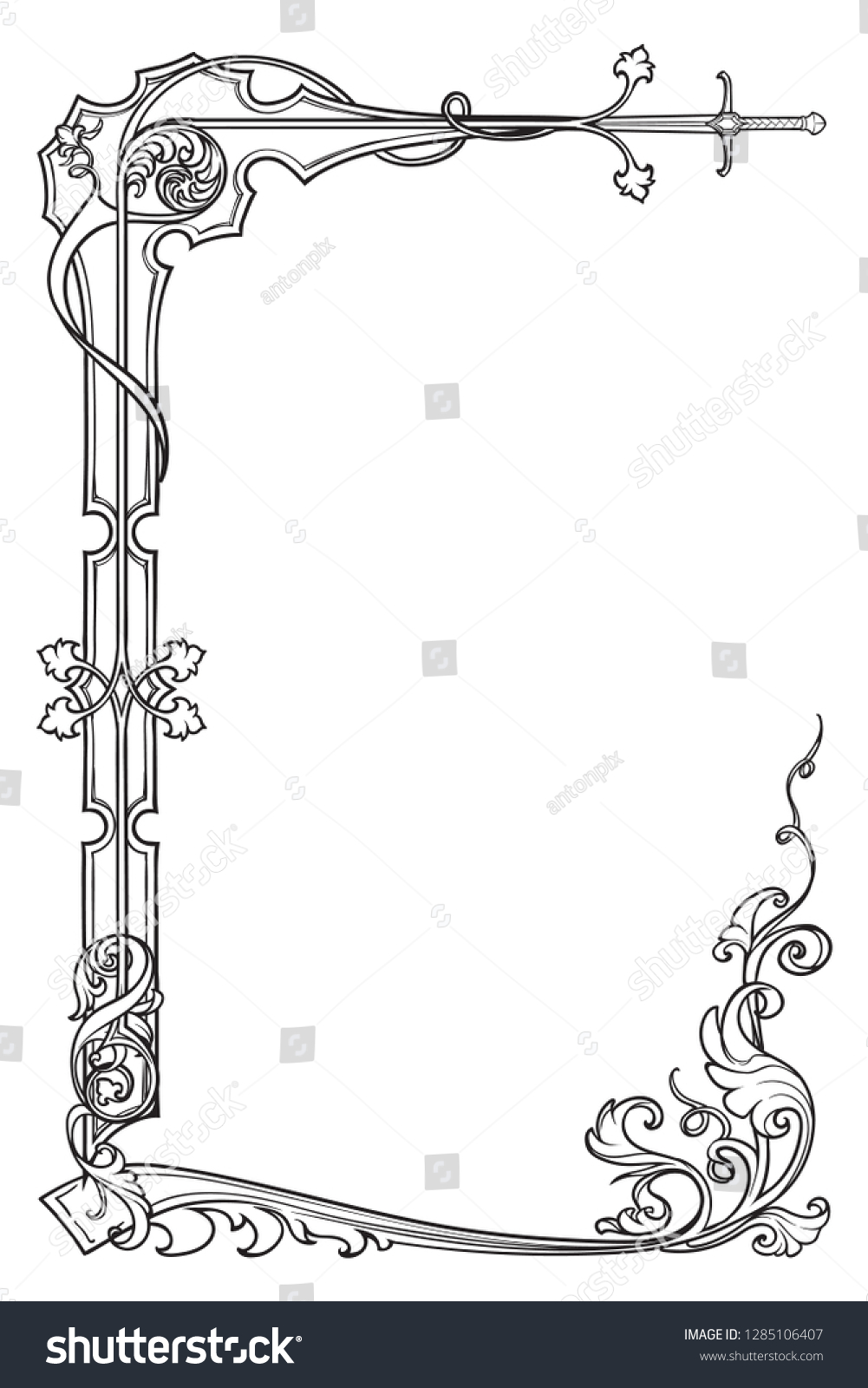 Medieval frame Images, Stock Photos & Vectors | Shutterstock