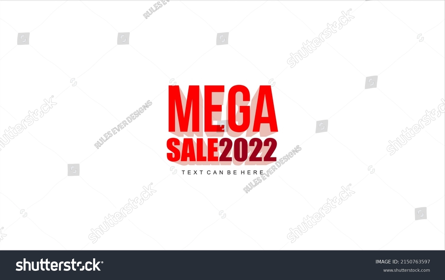 Mega Sale 2022 Logo Vector Logo Stock Vector (Royalty Free) 2150763597 ...